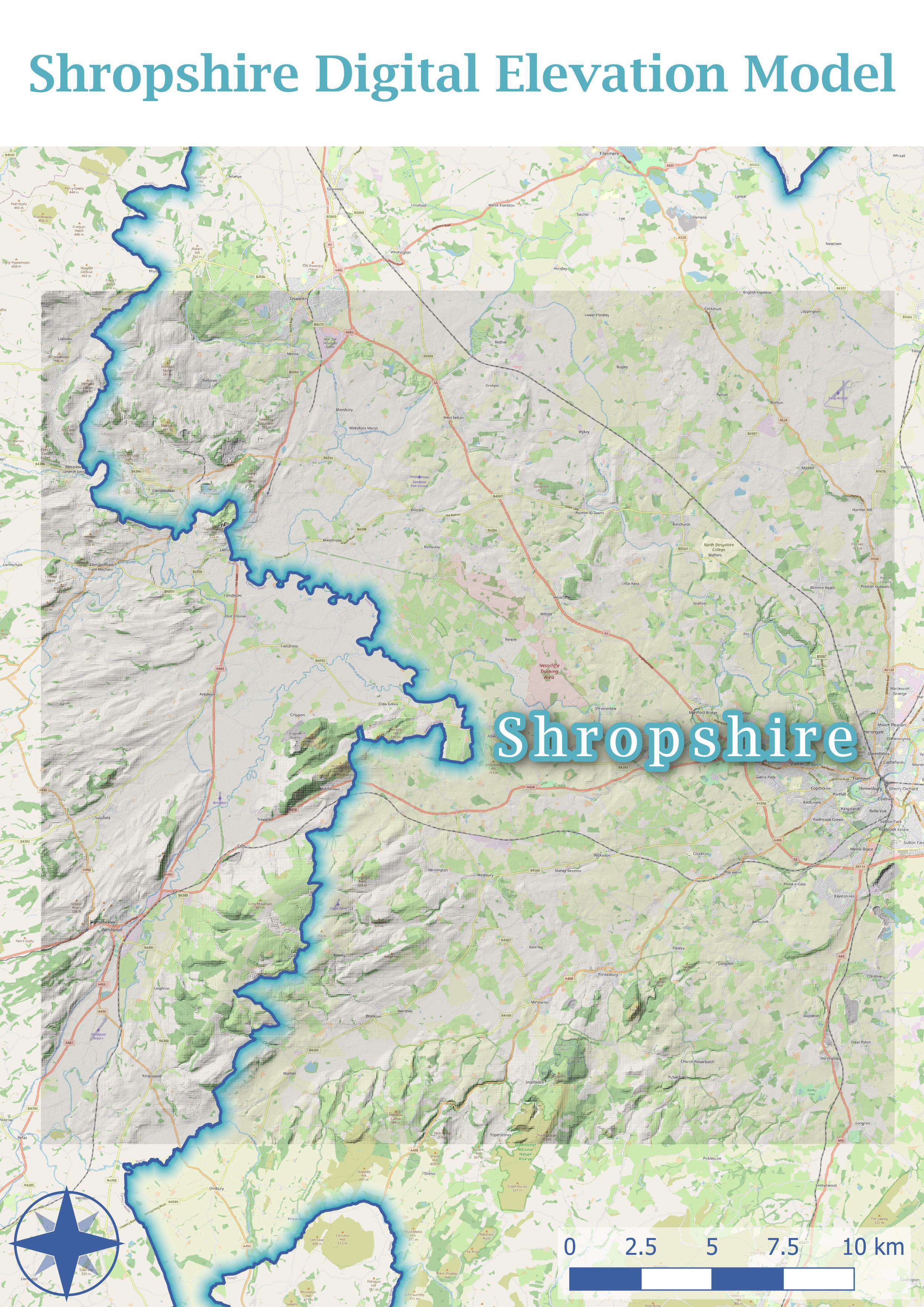 Shropshire elevation | Spatialnode