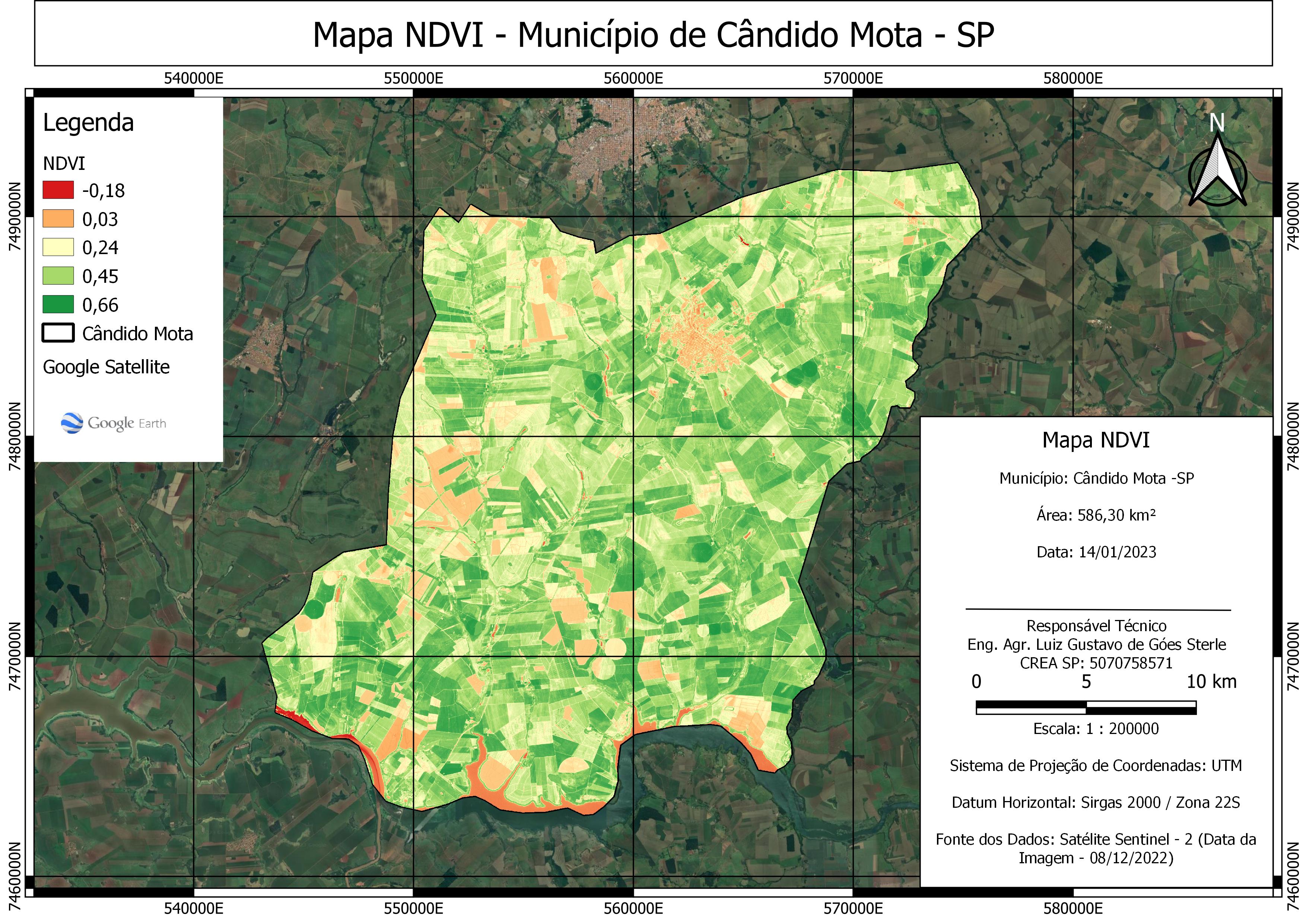 Mapa NDVI | Spatialnode