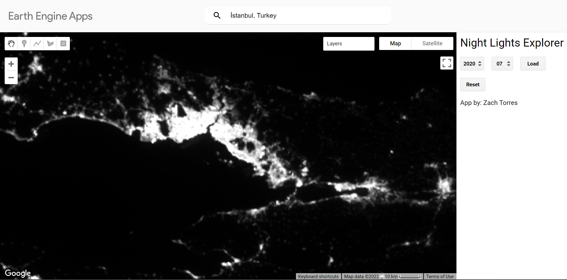 Building UIs in Earth Engine Apps | Spatialnode