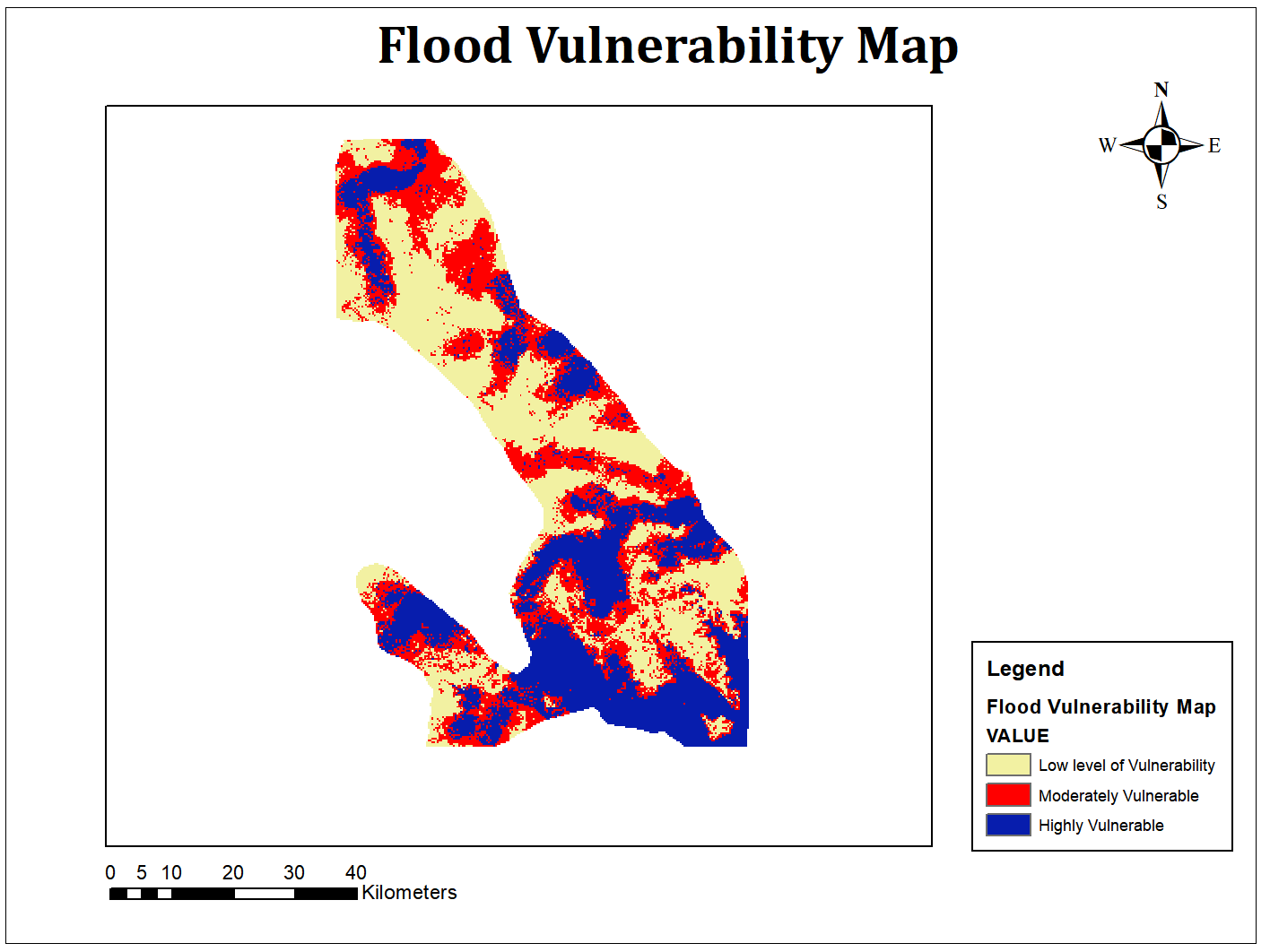 Flood Vulnerability Map of Lokoja | Spatialnode