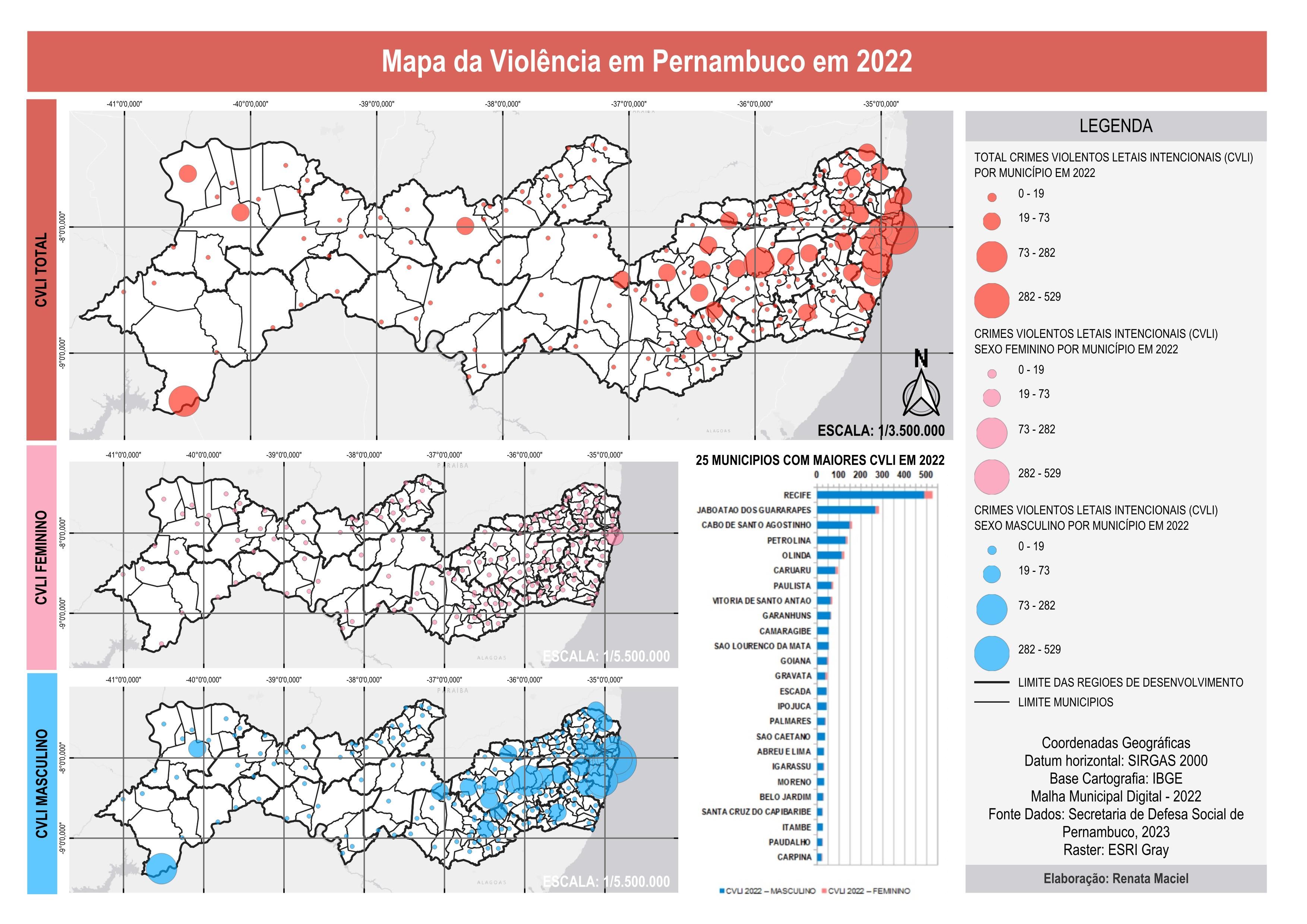 Crimes Violentos Letais Intencionais | Spatialnode