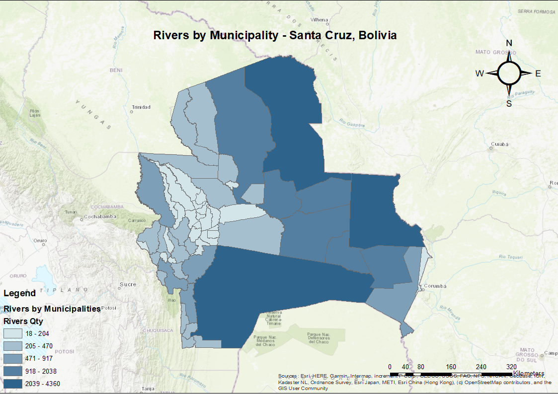 Rivers by Municipality | Spatialnode