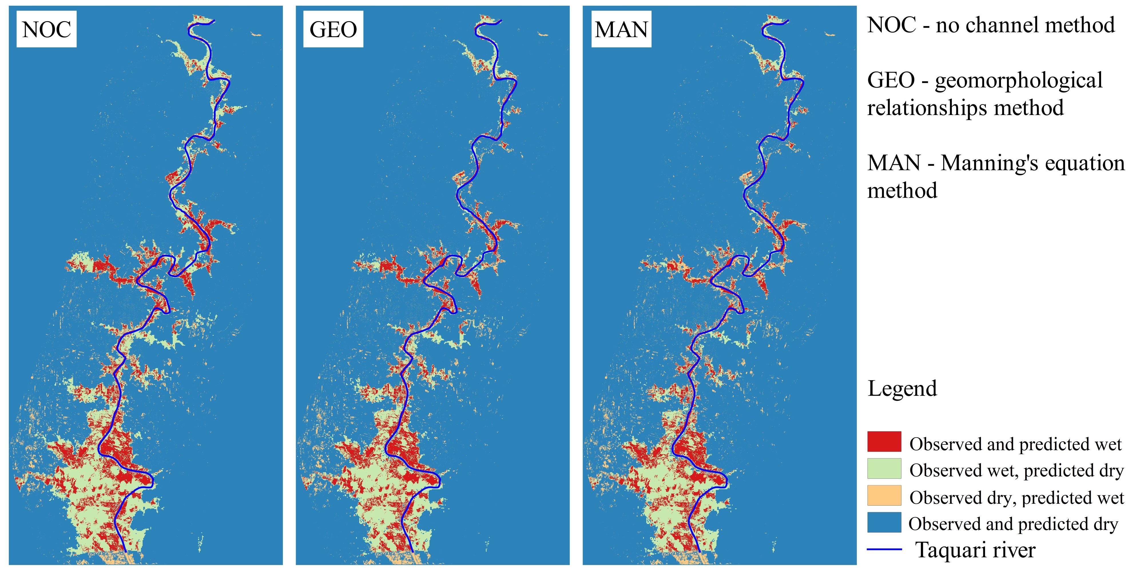 Comparing flood extents-hits and errors | Spatialnode