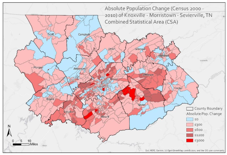 Combined Statistical Areas By Population