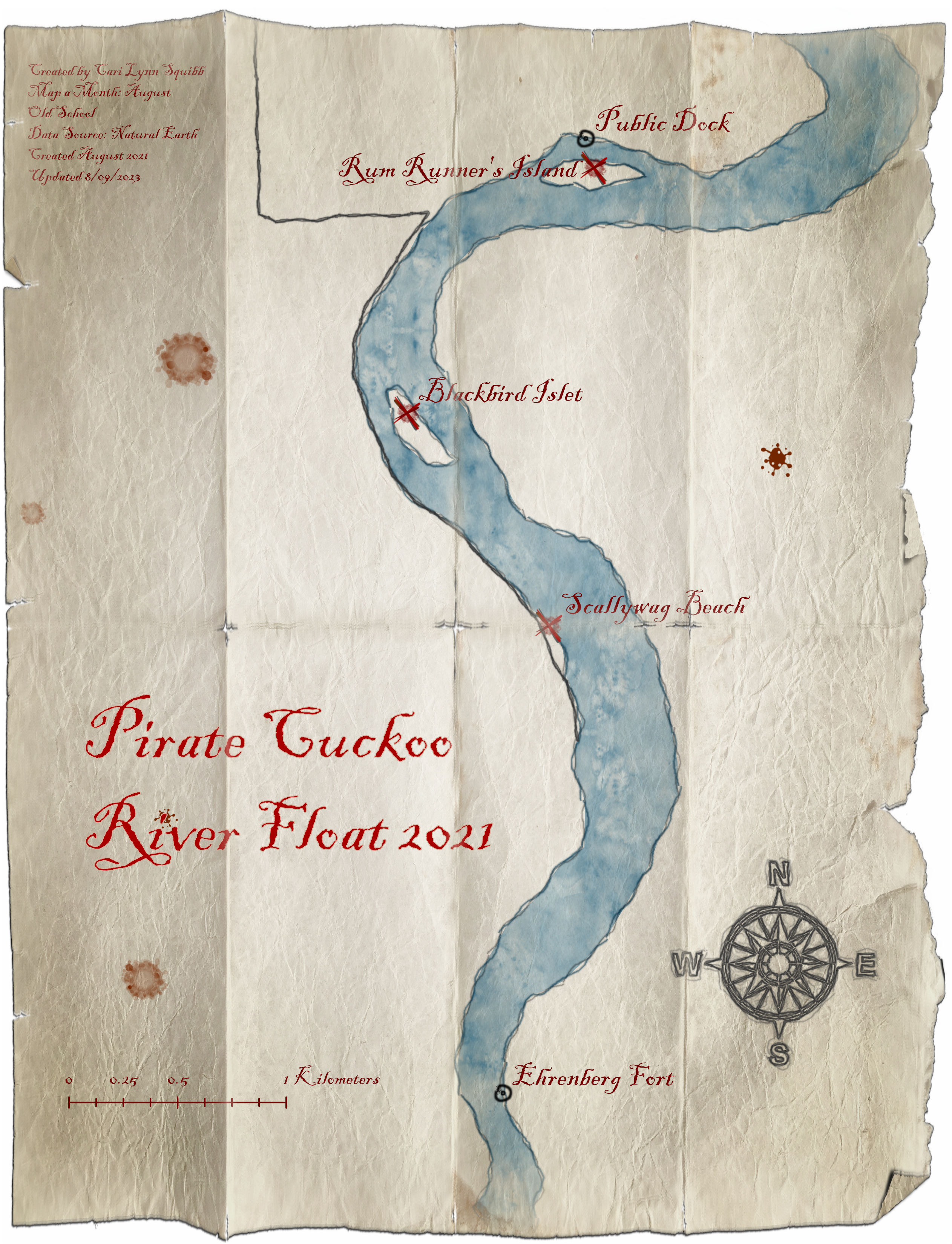 Map a Month: August | Spatialnode