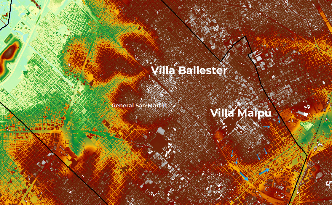 Digital Elevation Model - Buenos Aires | Spatialnode