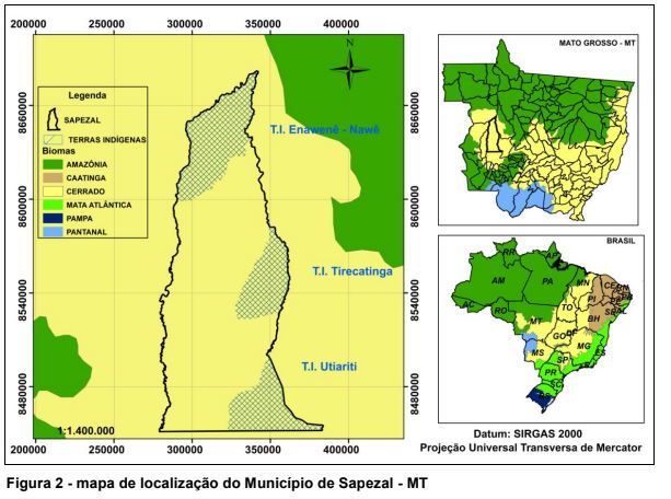Mapa de localização do Município | Spatialnode