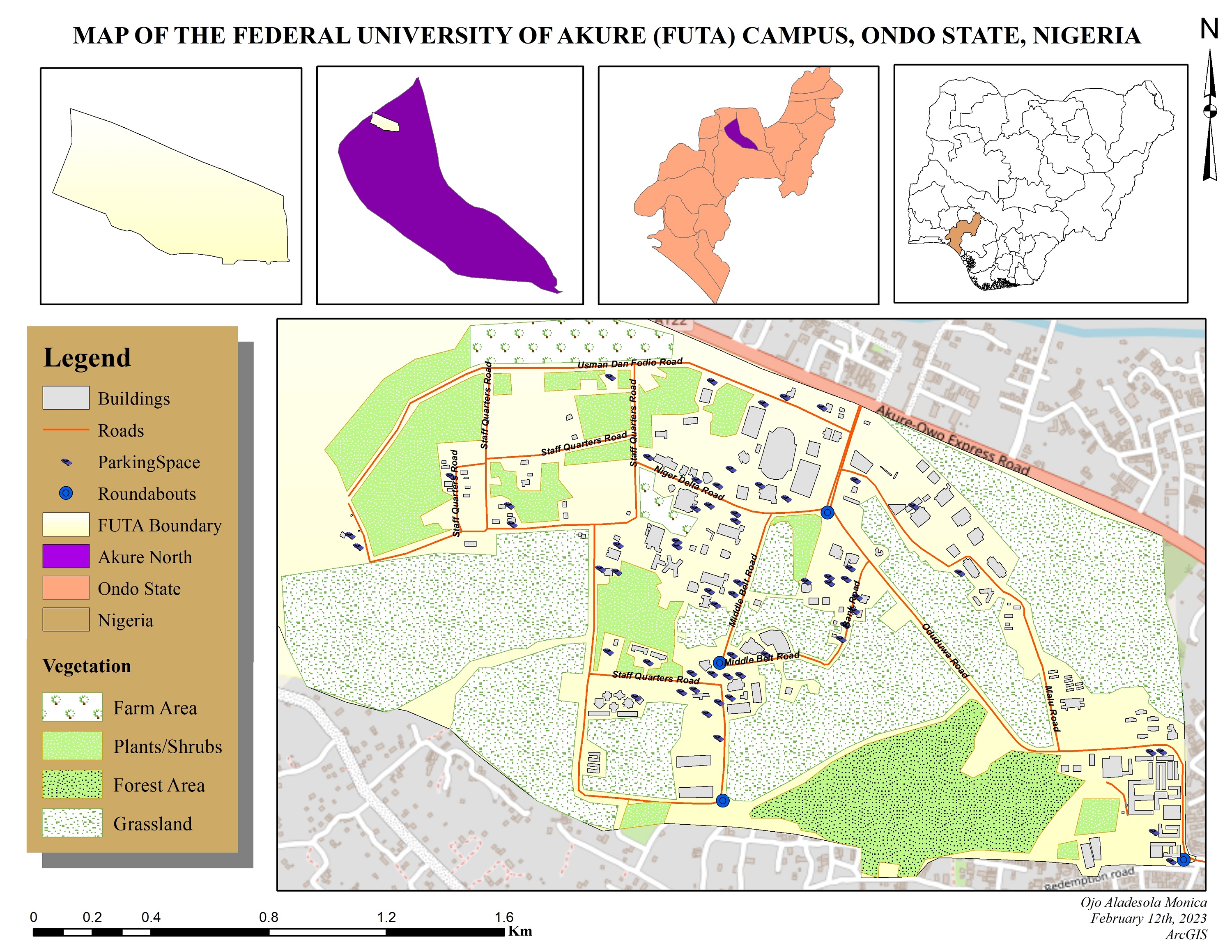 Digitization of FUTA Campus | Spatialnode