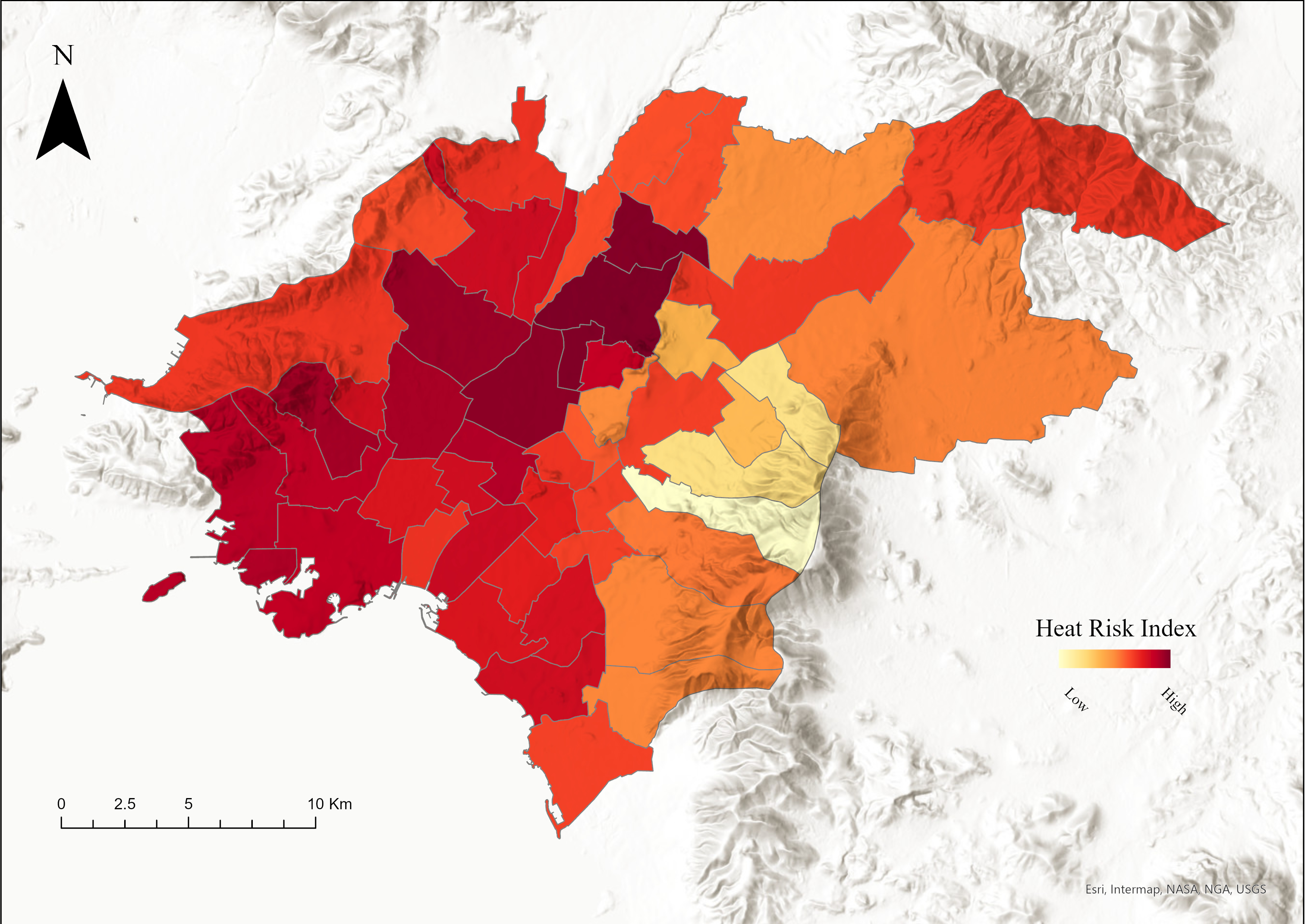 Athens Heat Risk Index | Spatialnode