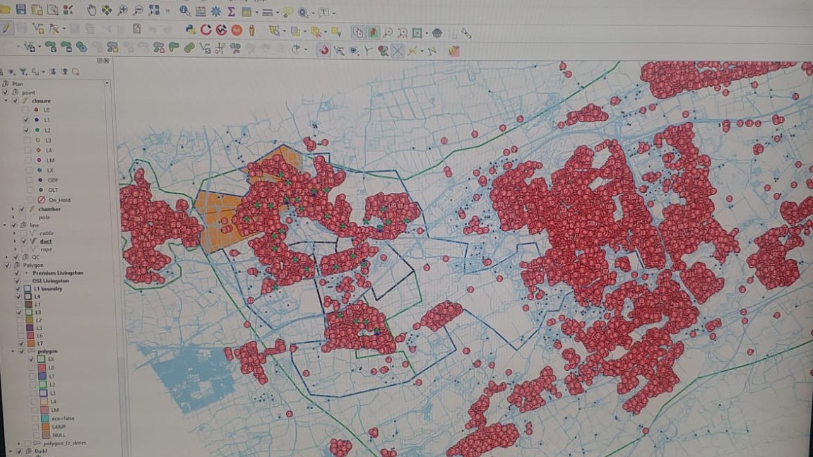 GIS- FTTH Designing Planing Network | Spatialnode