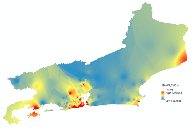 Heat Map produced by Python ETL Script | Spatialnode
