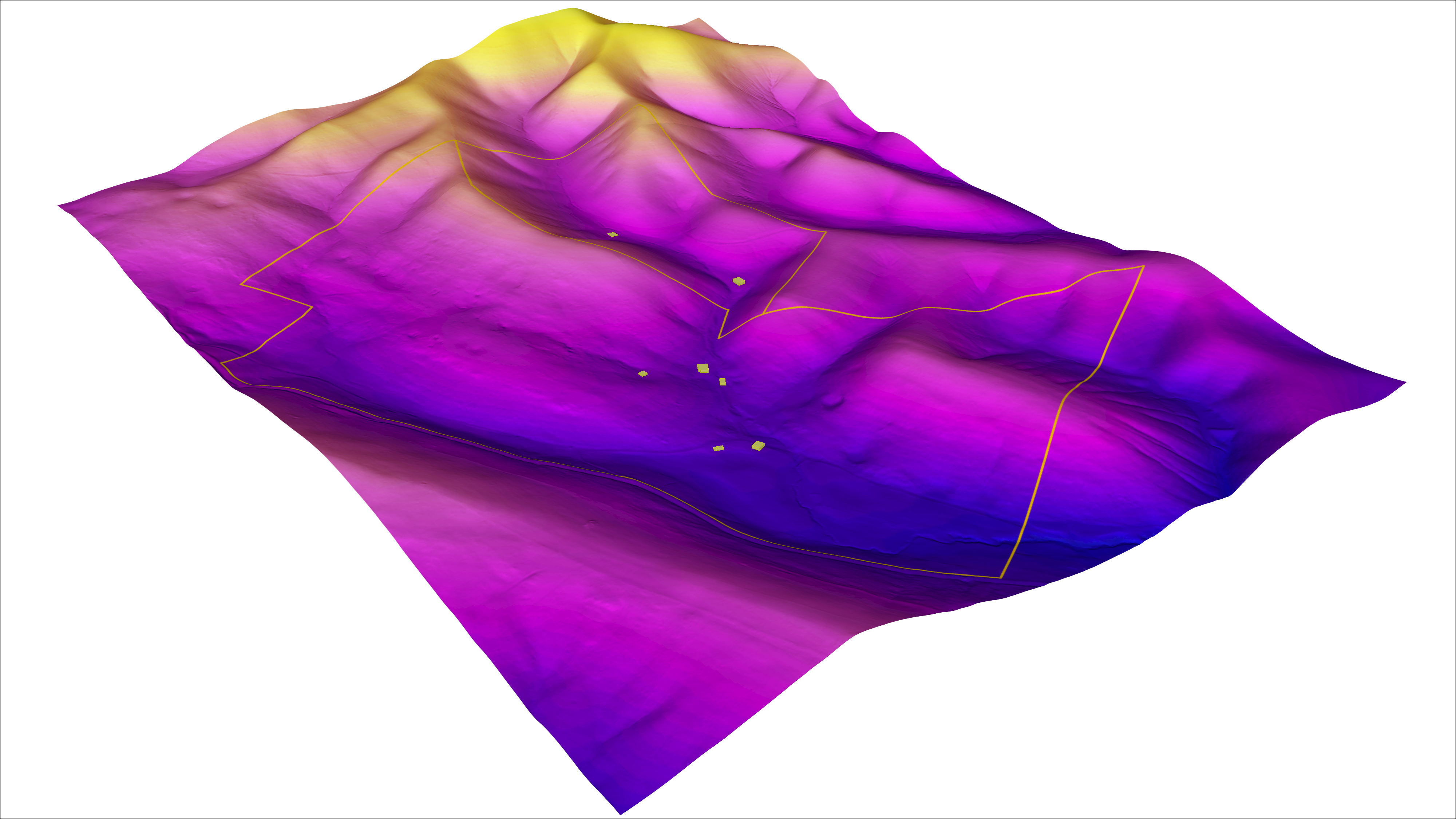 DEM Data for Virginia farm | Spatialnode