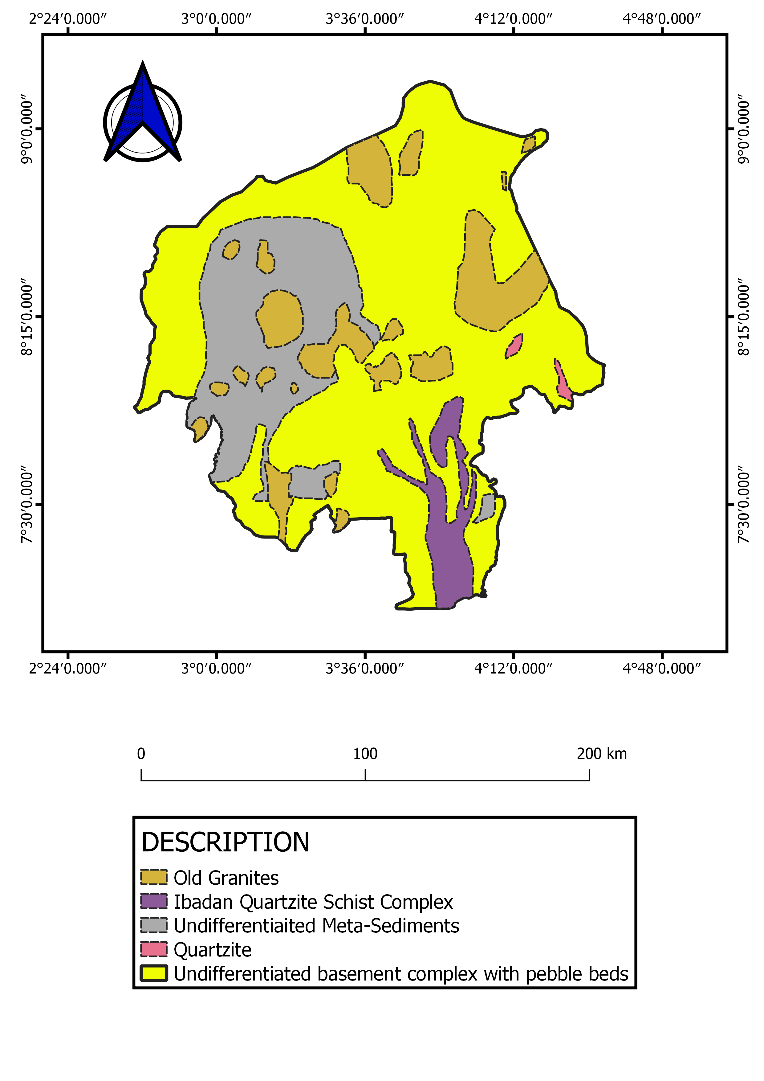 Geological Map of Oyo State | Spatialnode