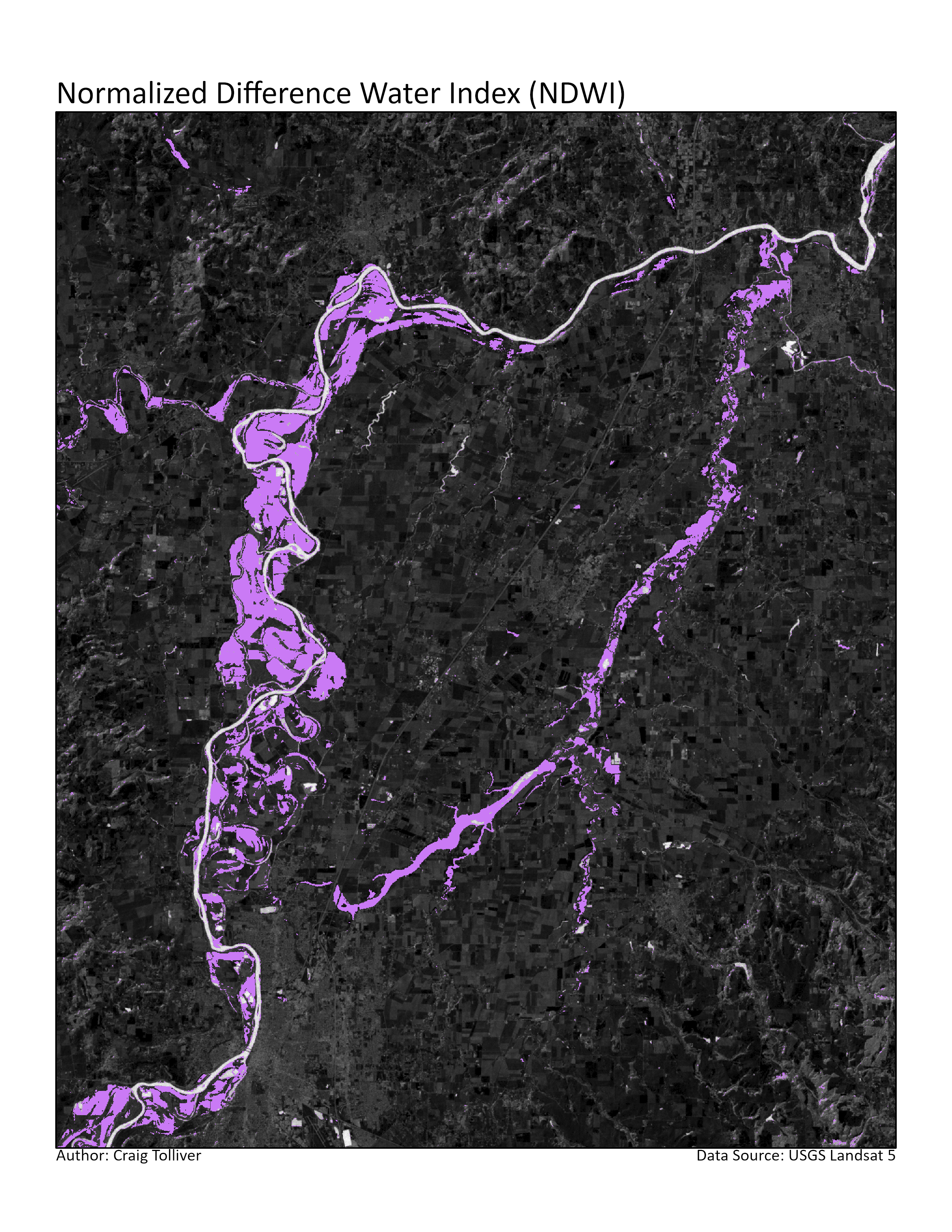 USING NDWI indice to understand flooding | Spatialnode