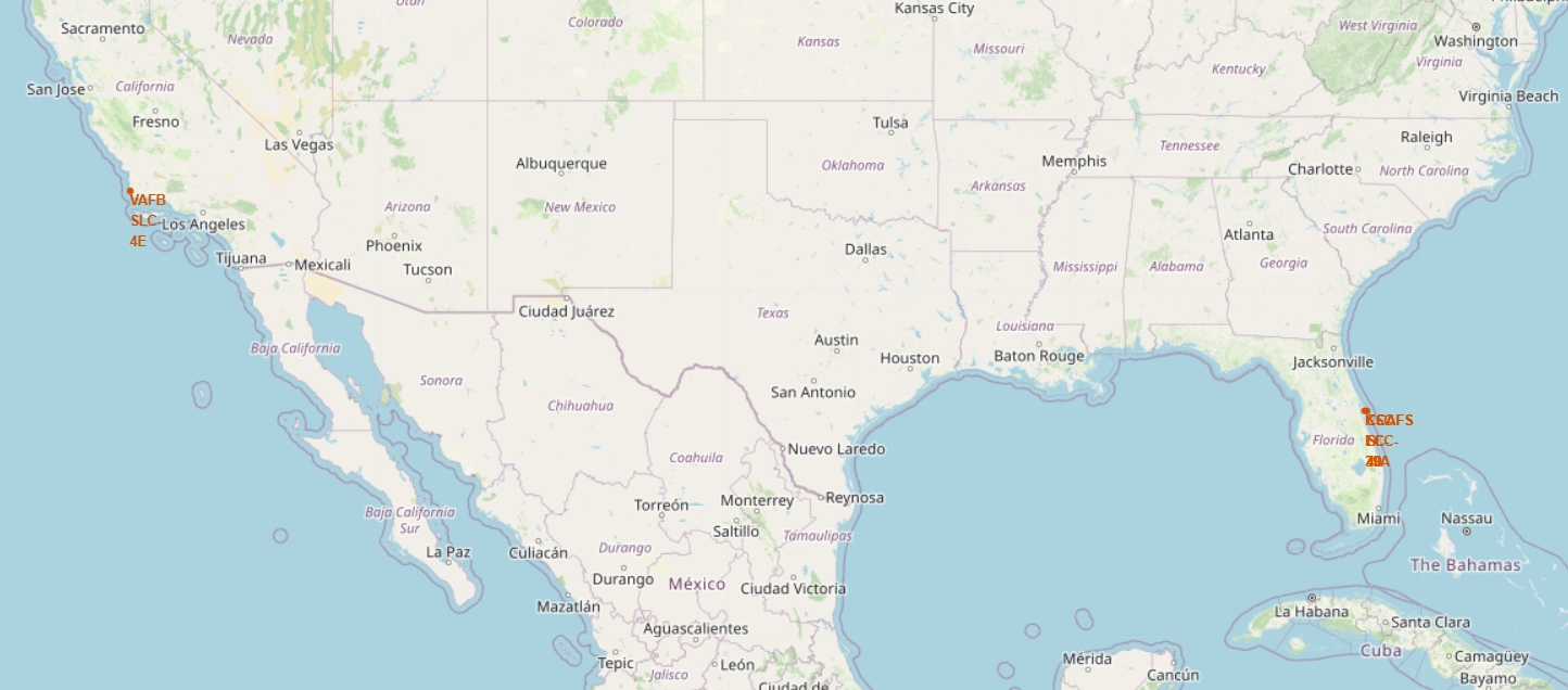 SpaceX Launch Sites Proximities | Spatialnode