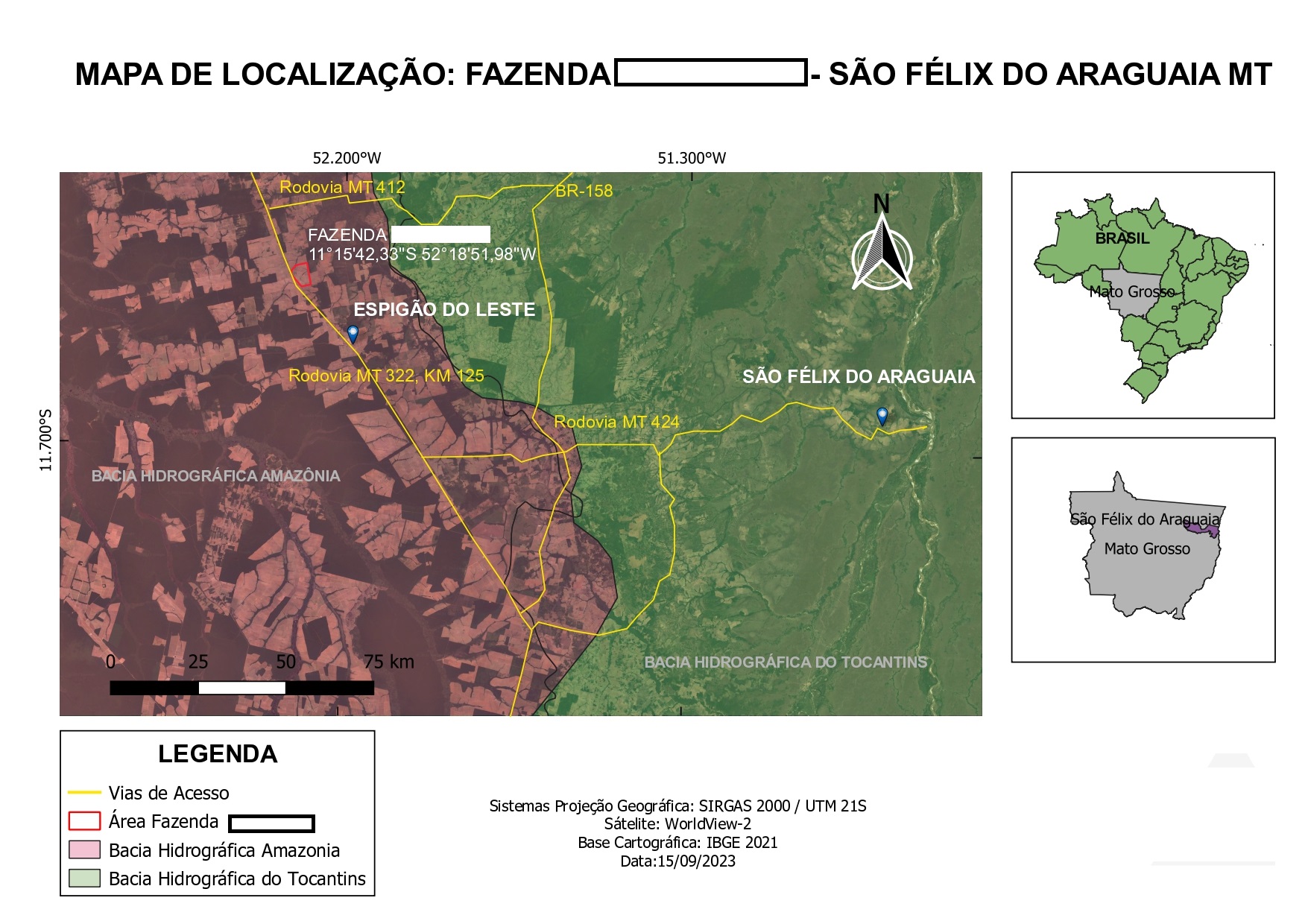 Mapa de localização do empreendimento | Spatialnode