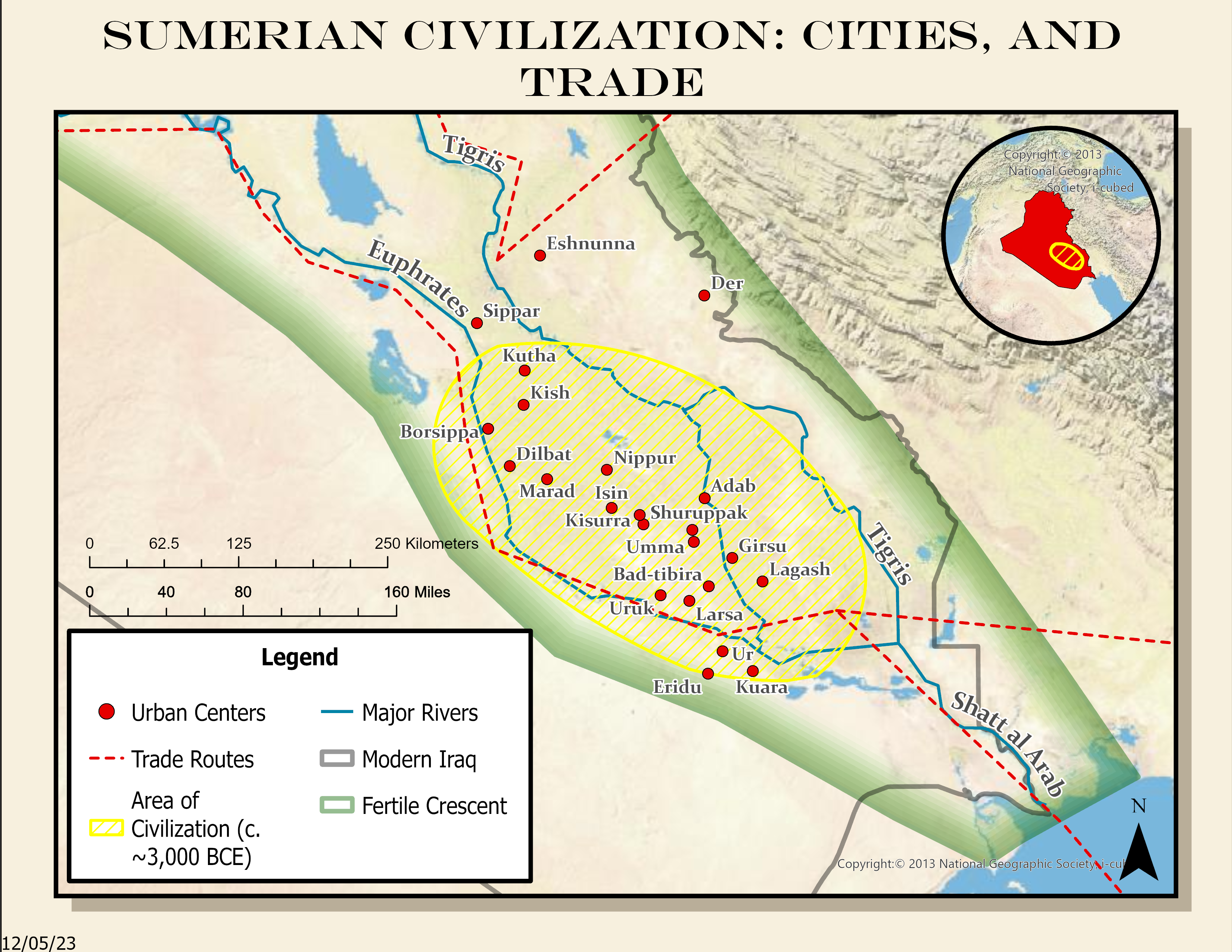 Sumerian Civilization: Cities and Trade | Spatialnode