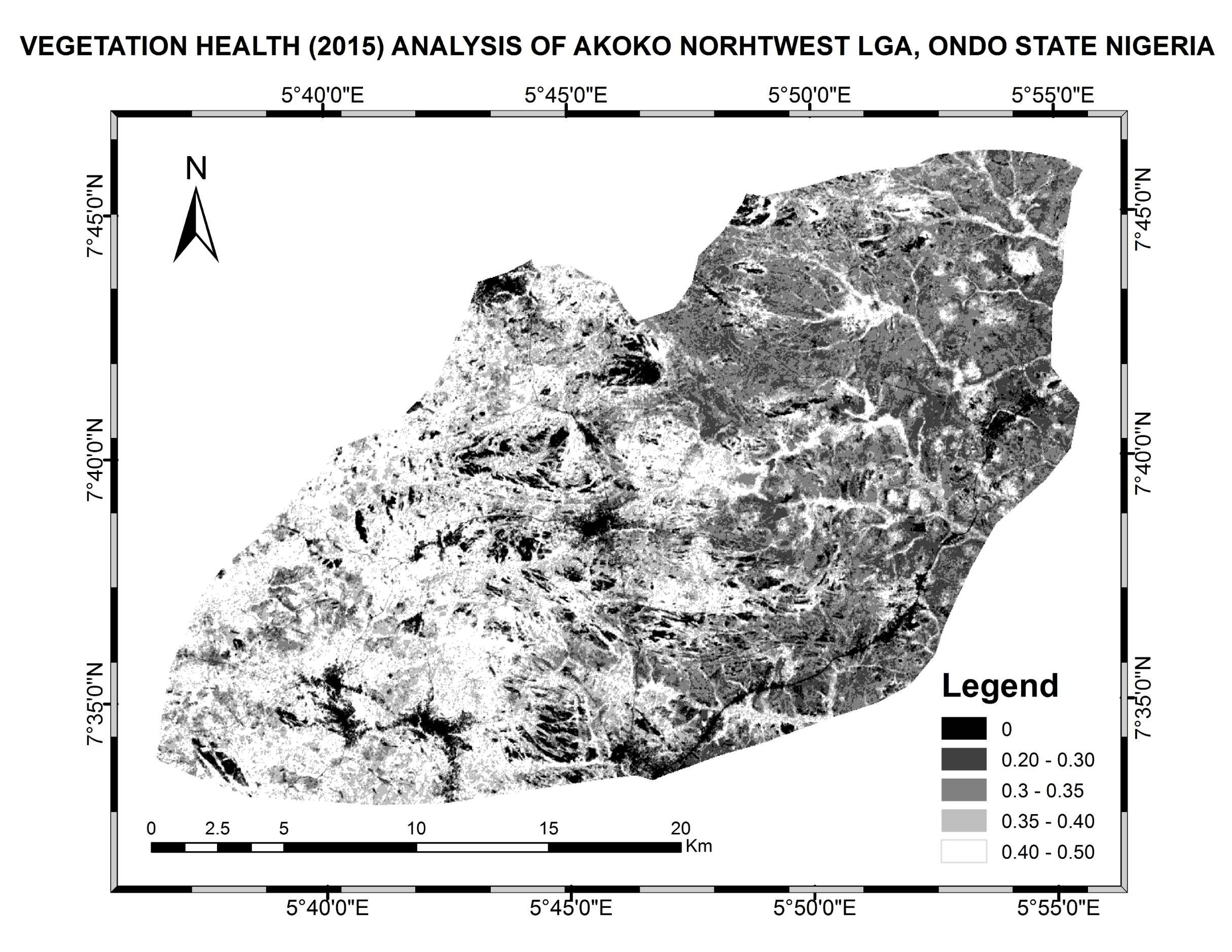 Vegetation Health Analysis using NDVI | Spatialnode