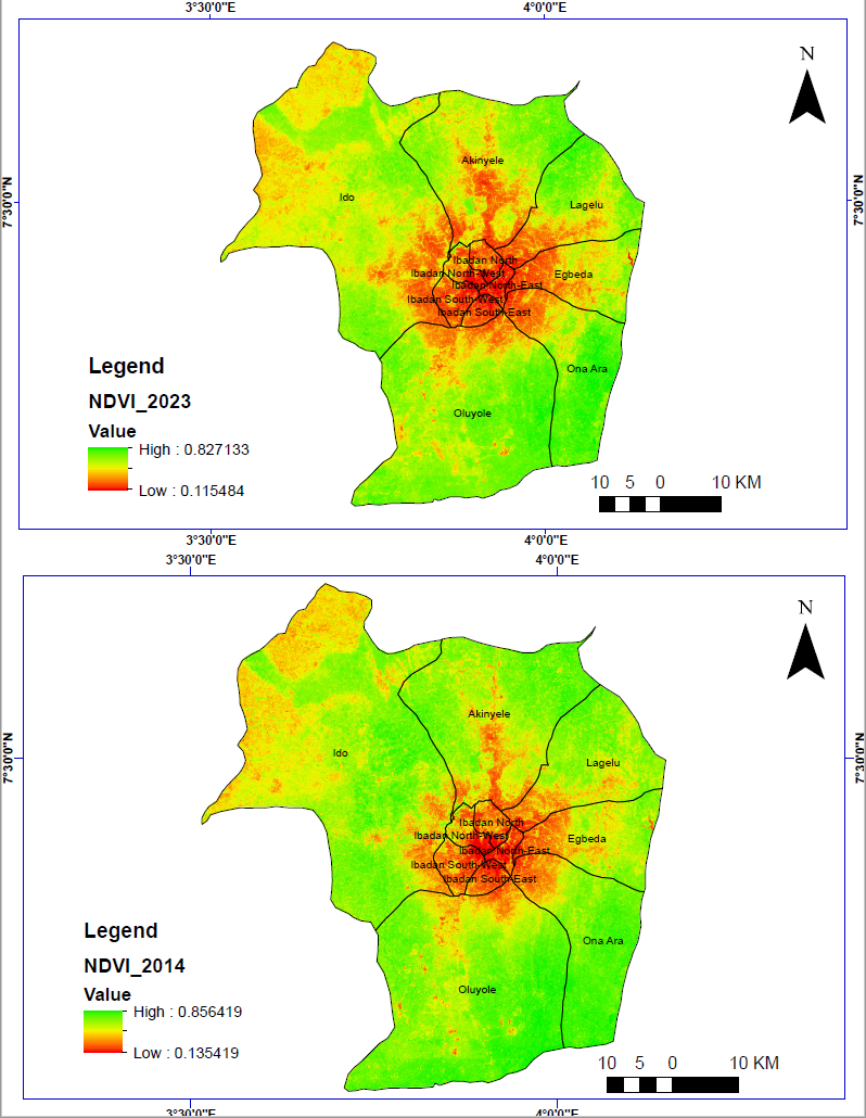 Normalized Difference Vegetation Index | Spatialnode