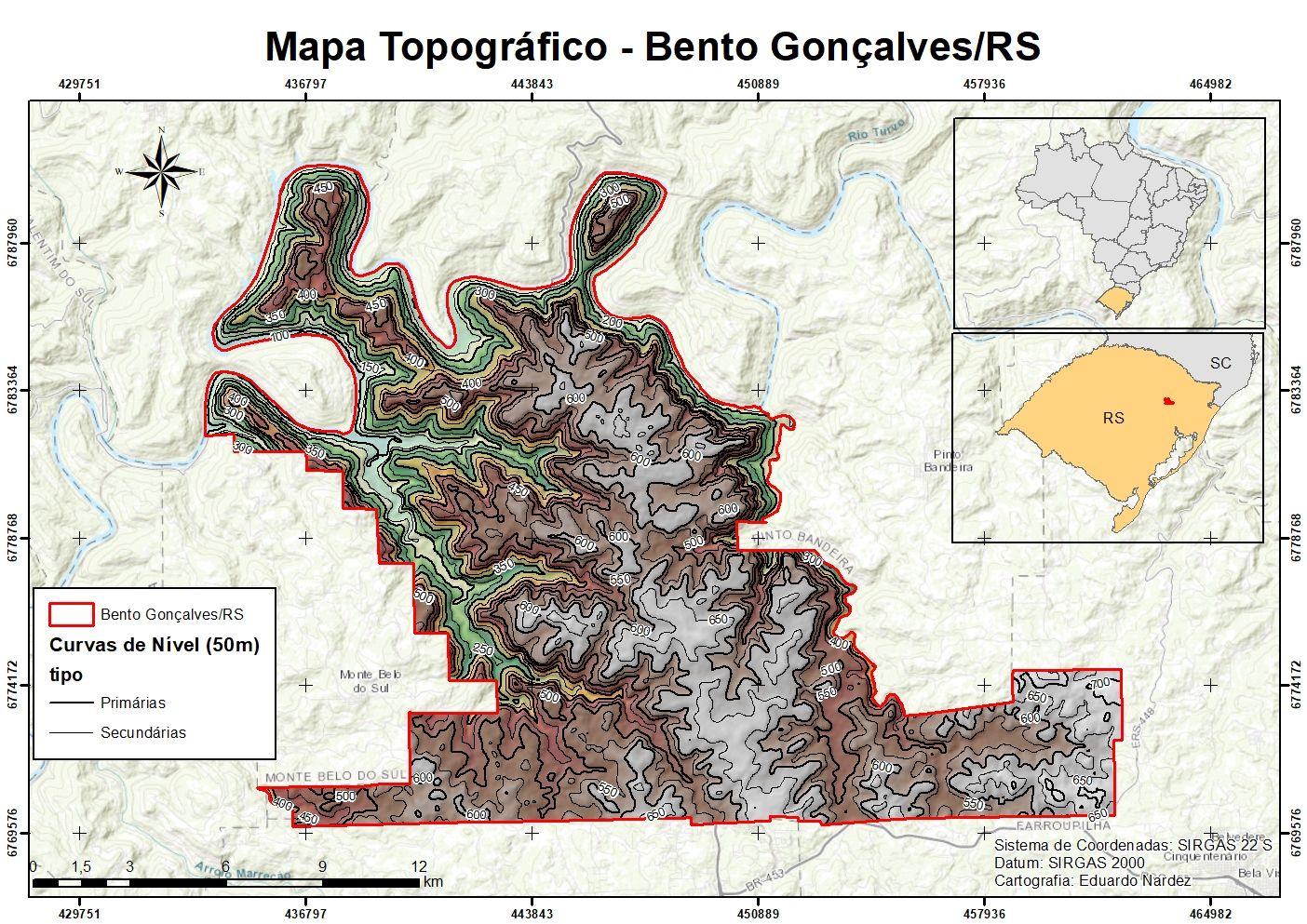 Mapa topográfico | Spatialnode