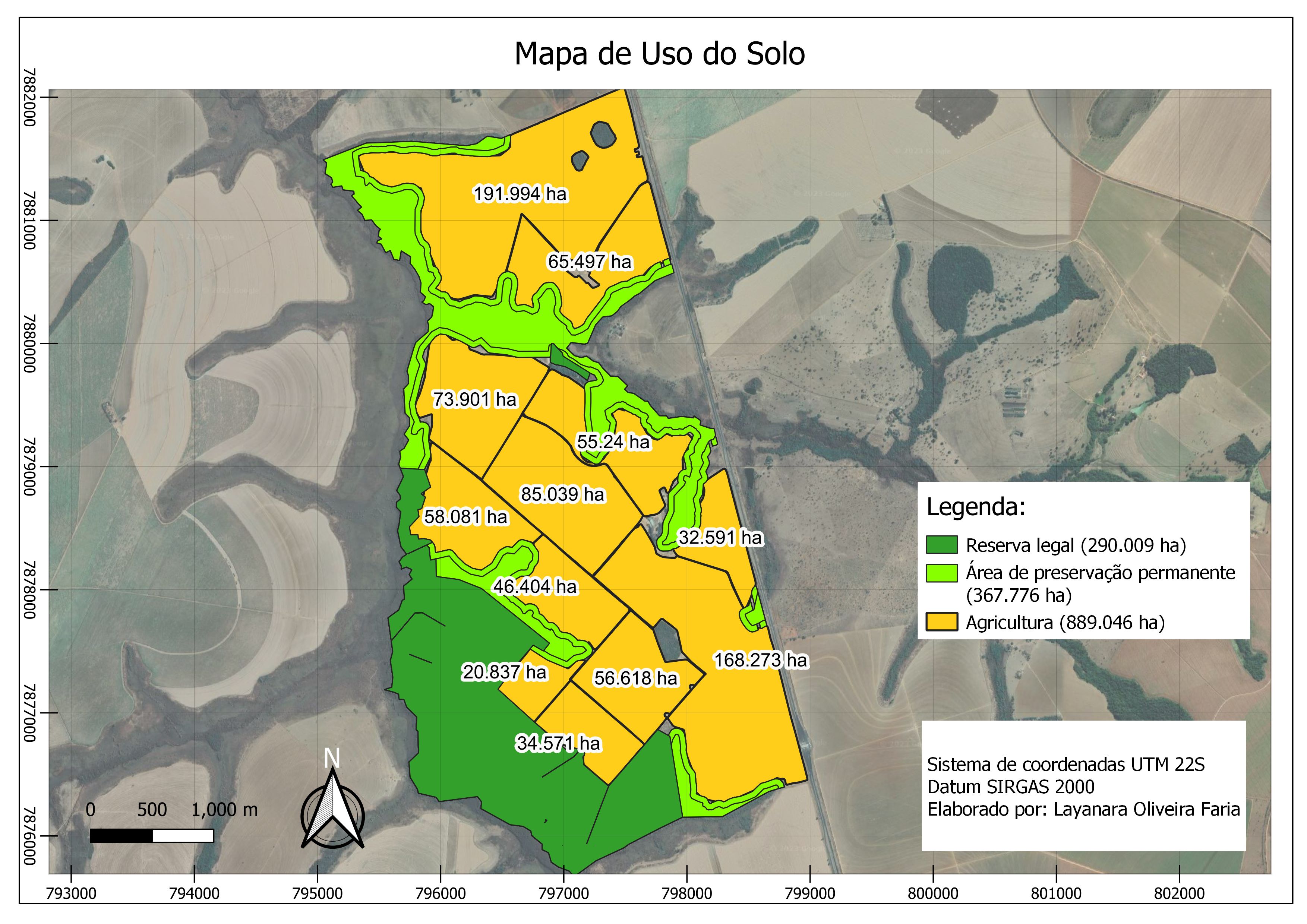 Mapa de Uso do Solo | Spatialnode