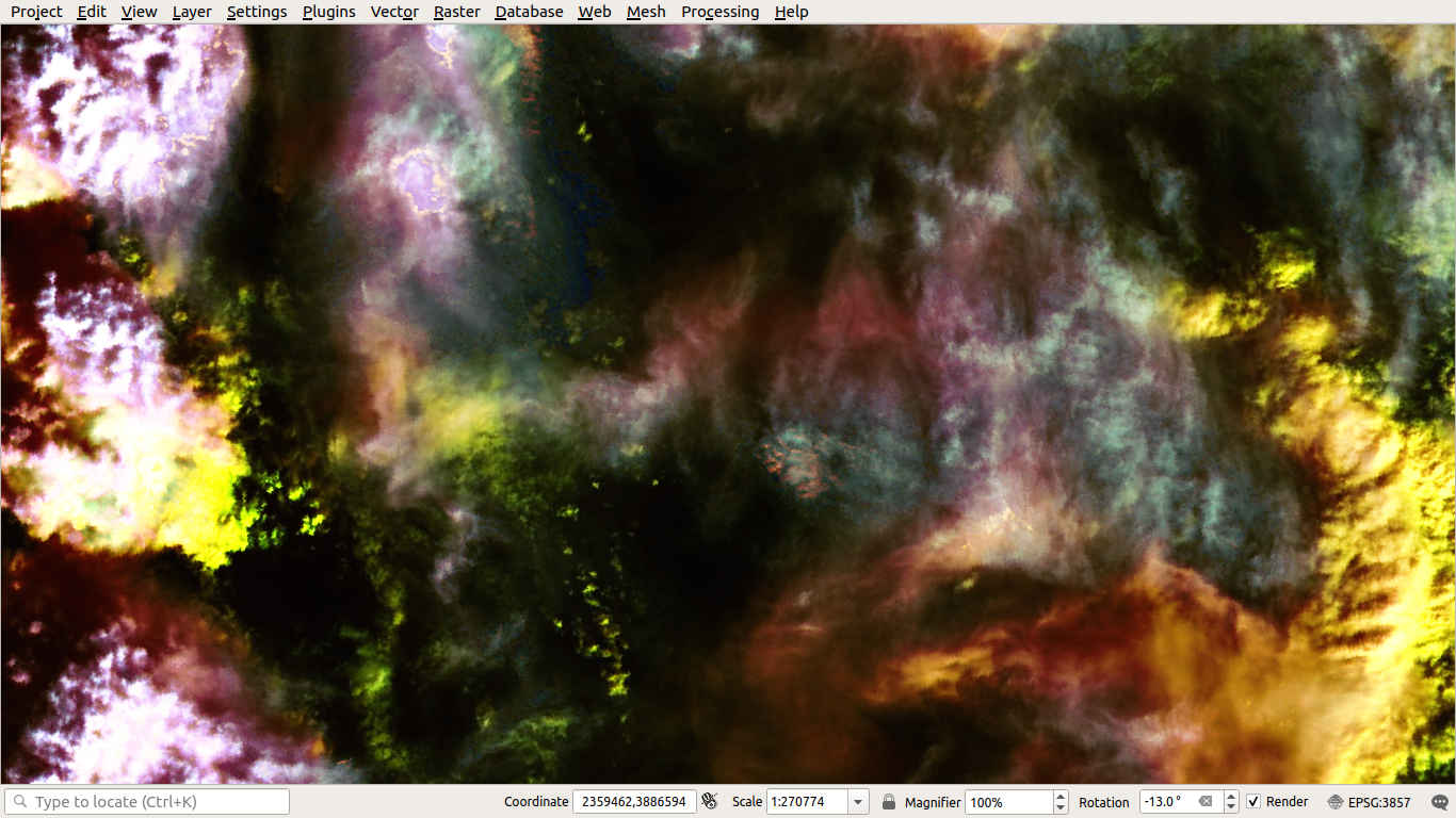 LANDSAT8 SATELLITE MOST RECENT IMAGERY. | Spatialnode