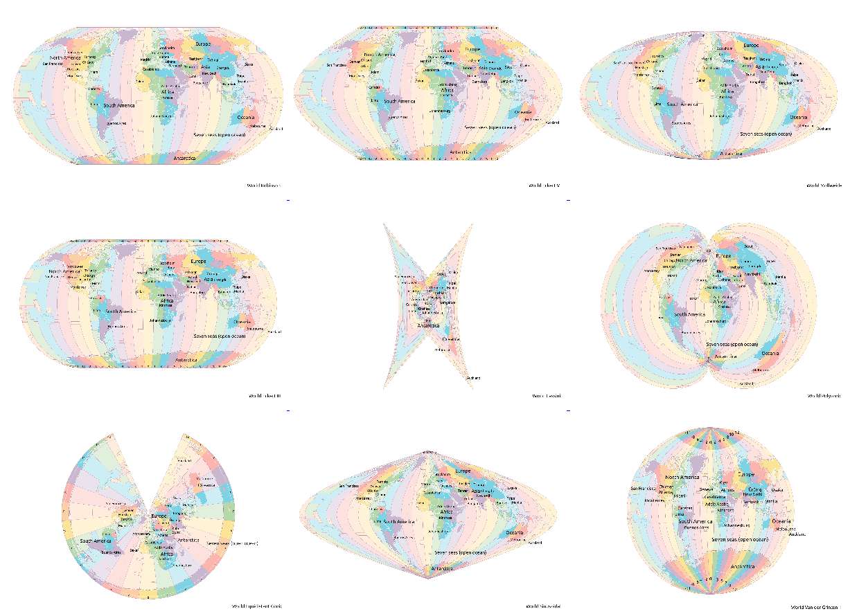 Projected Time Zones 🌐 | Spatialnode