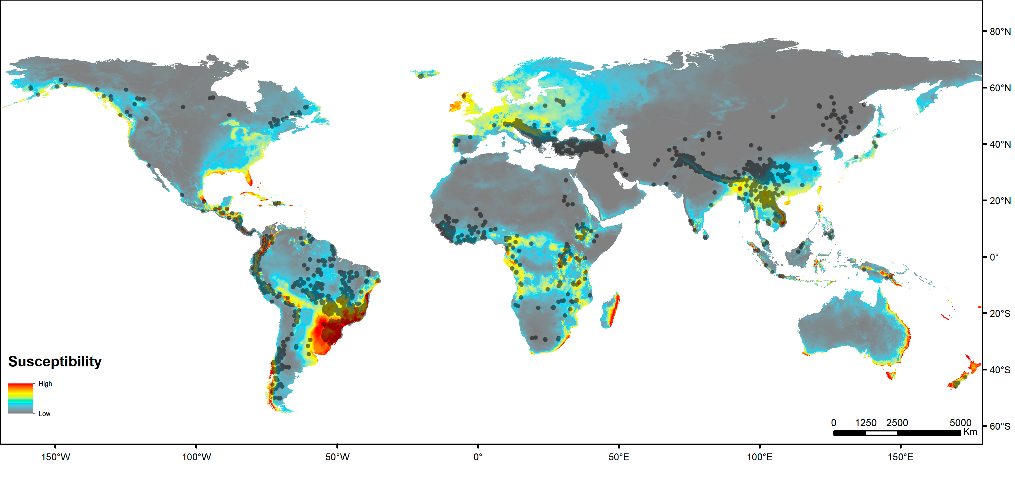Dam records on SDM future projection | Spatialnode