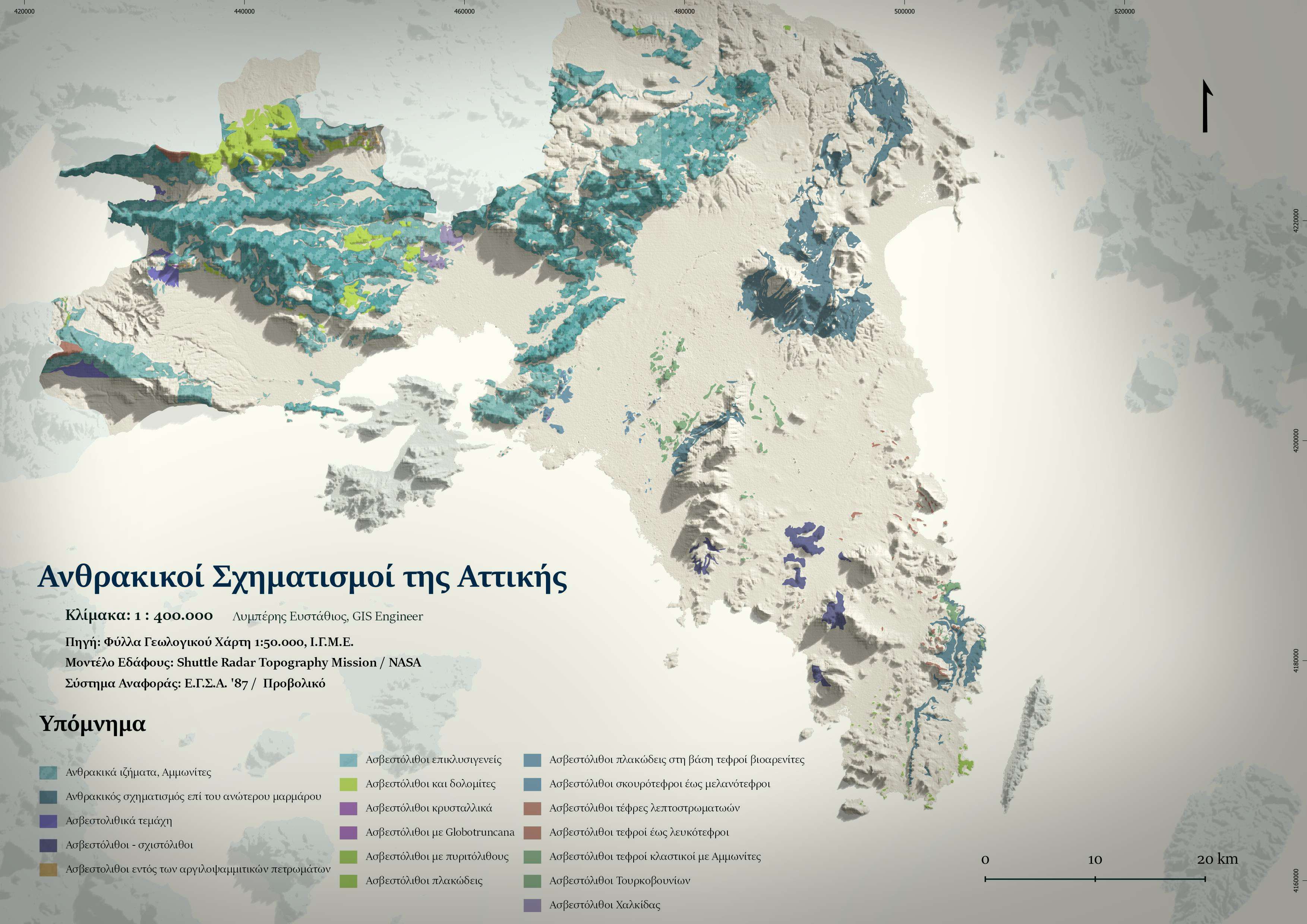 Carbonate Formations of Attica (greek) | Spatialnode