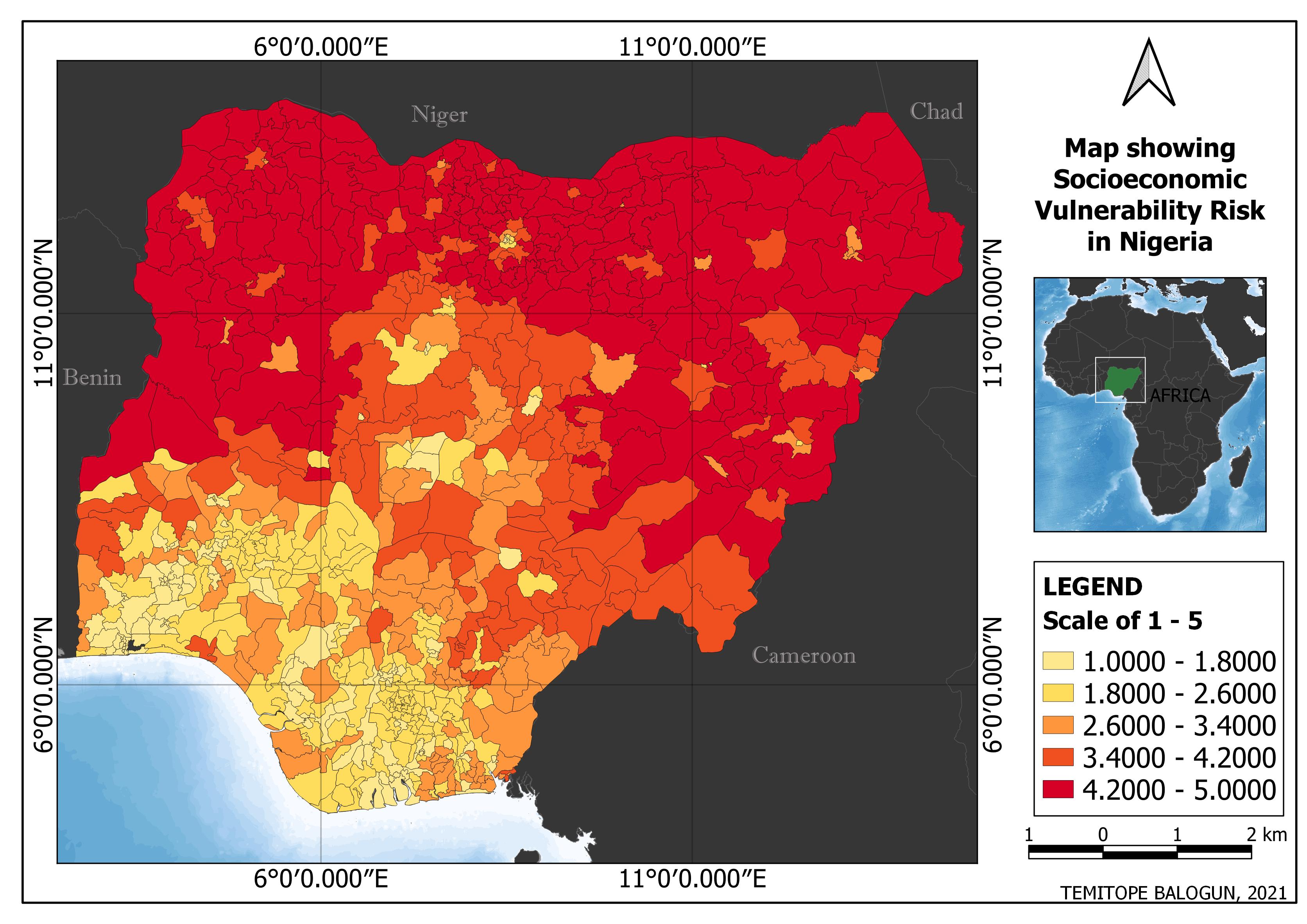 Socioeconomic vulnerability risk | Spatialnode