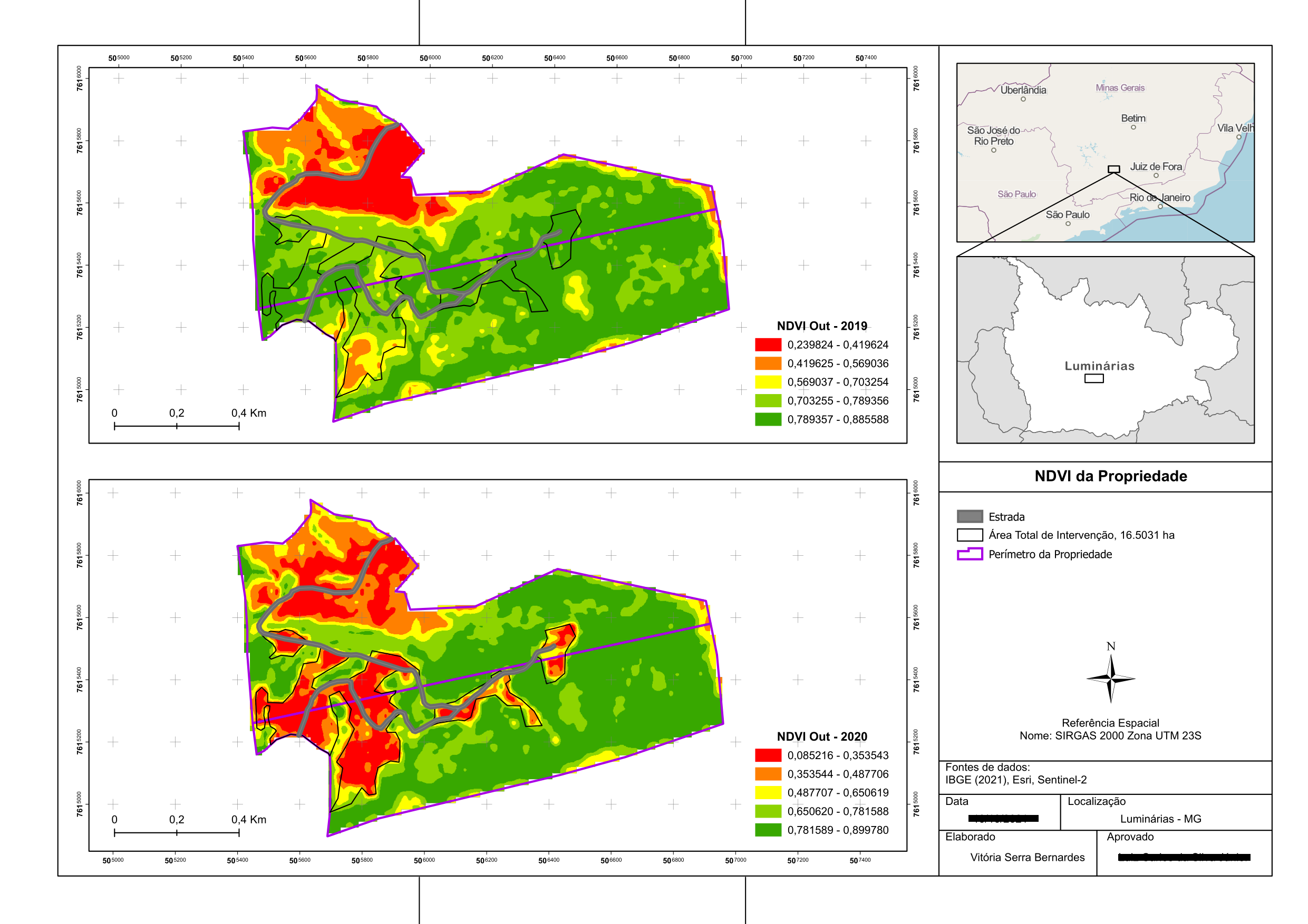 Mapa de NDVI | Spatialnode