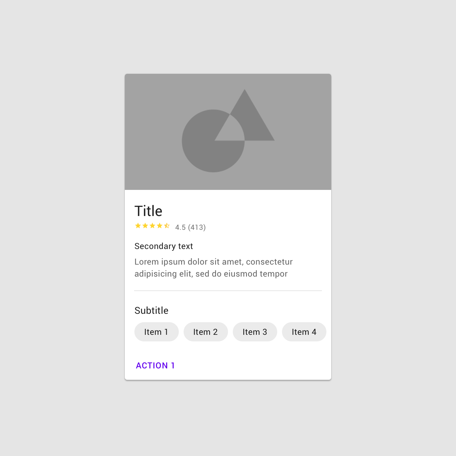 Usando Cards de Material Design en Jetpack Compose Usando Cards de Material Design en Jetpack Compose