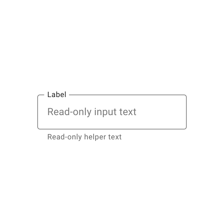 Text Fields Material Design 