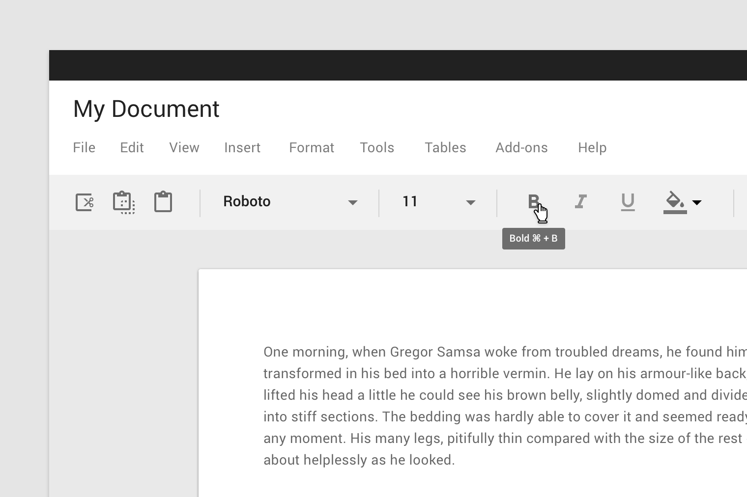 Tooltips Material Design