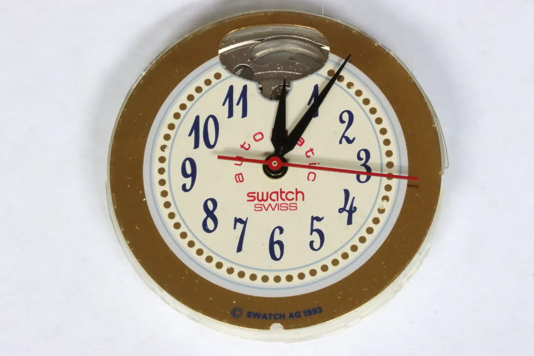 Swatch AG 1993 automatic eta movement for parts | Speedtimerkollektion