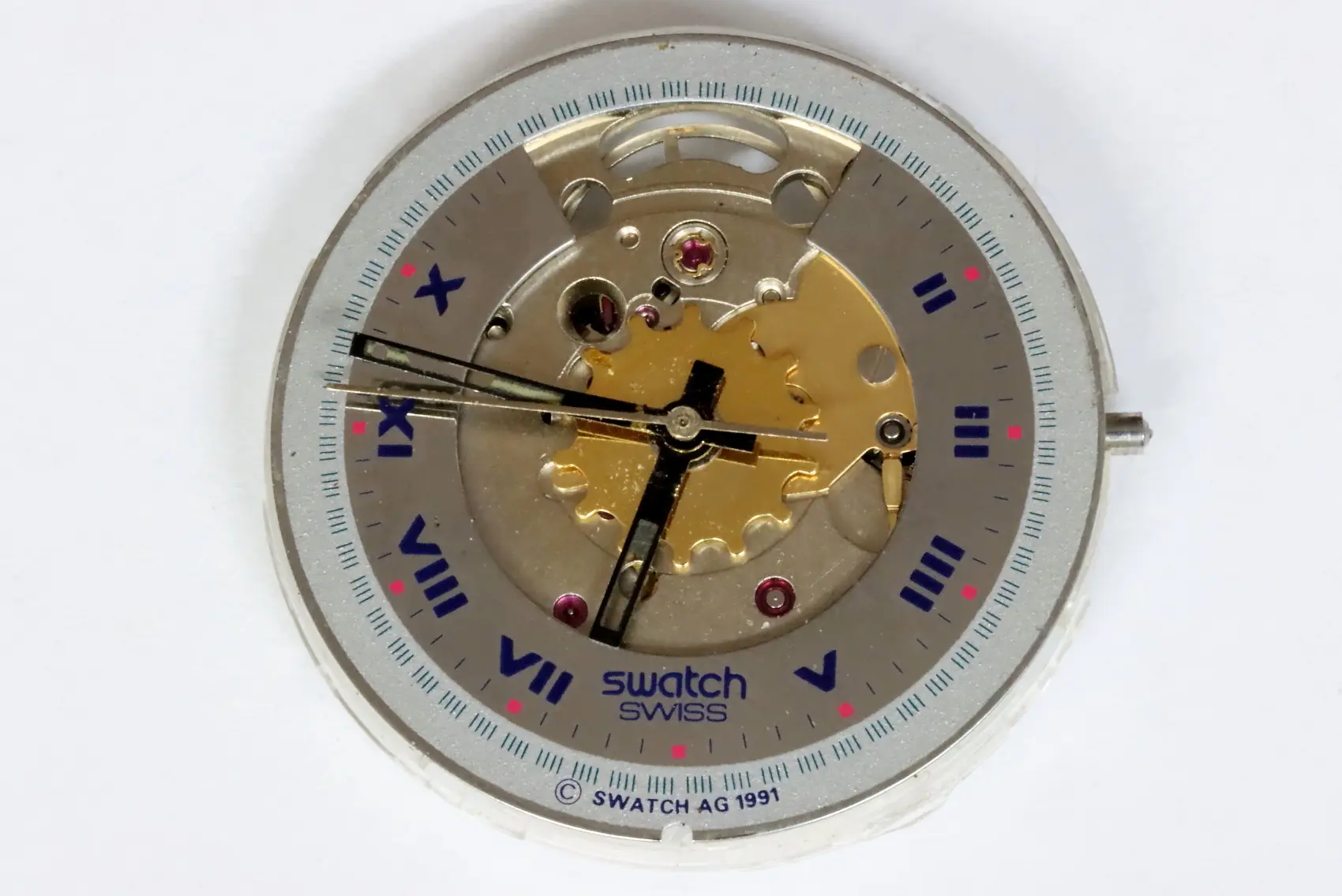 Swatch AG 1991 automatic eta movement for parts | Speedtimerkollektion