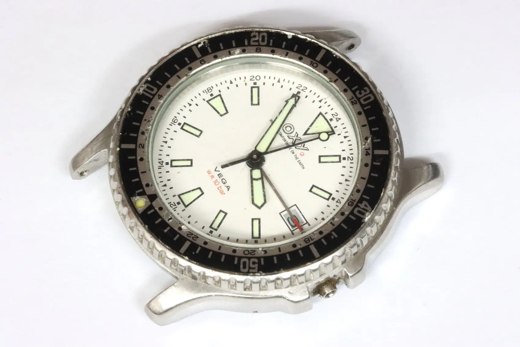 Oxy Vega 6B17 divers watch with rusty movement | Speedtimerkollektion