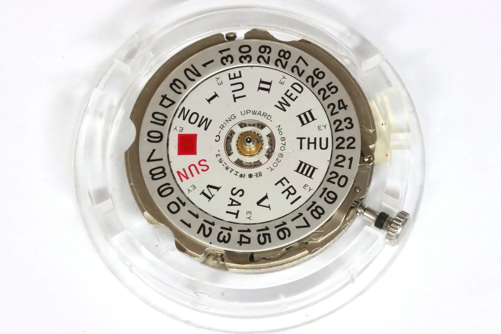 Seiko 6309A automatic movement crown 4 o'clock | Speedtimerkollektion