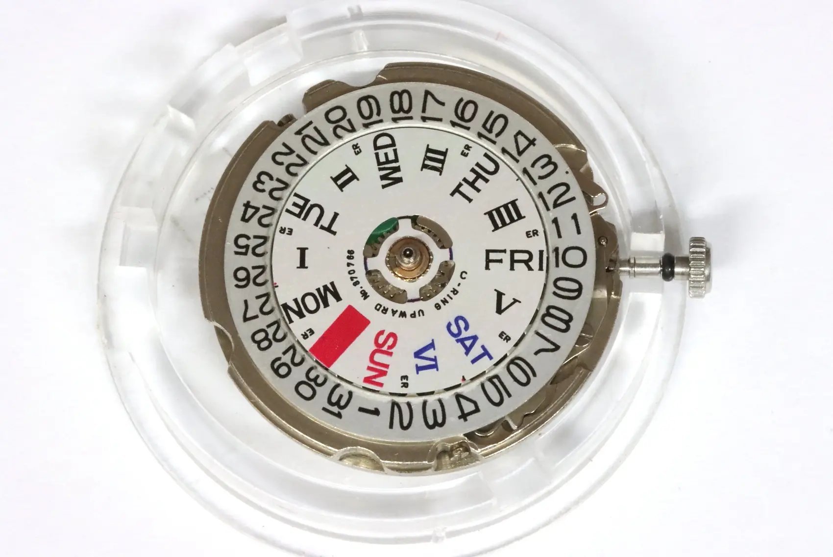 Seiko 6309A automatic movement crown 3 o'clock | Speedtimerkollektion