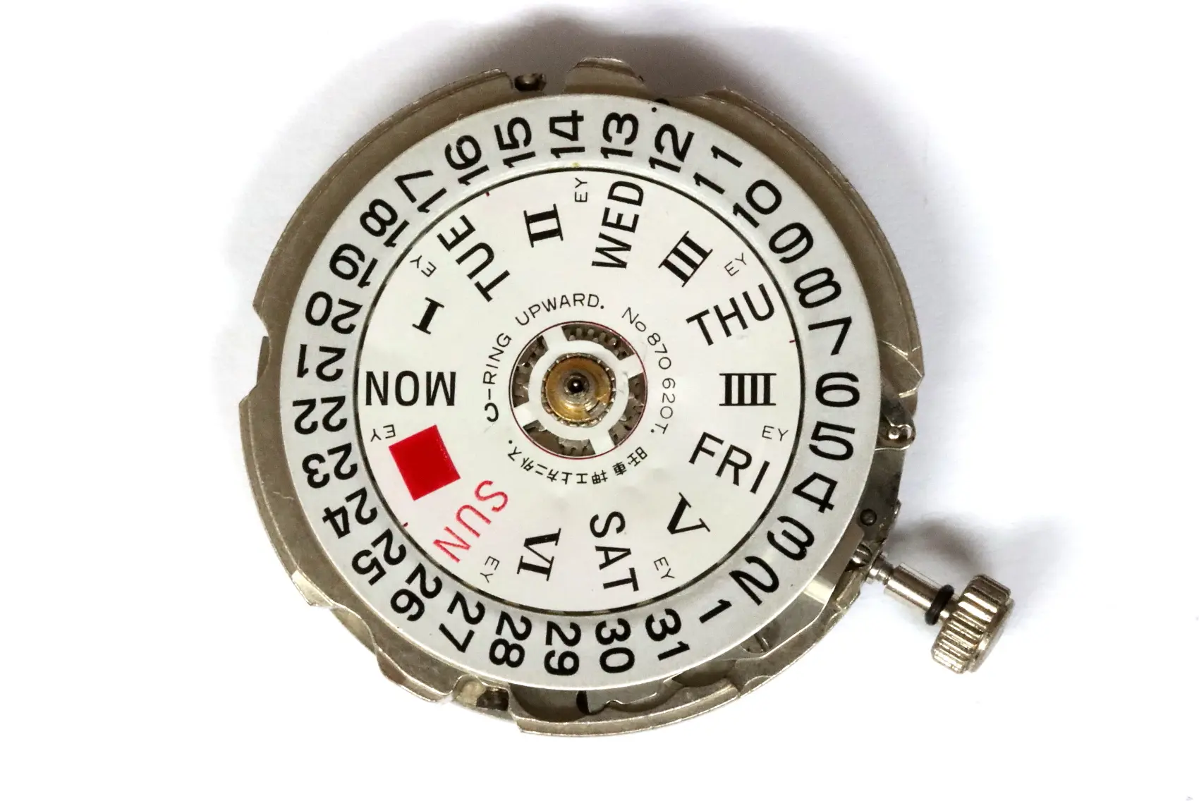 Seiko 6309A automatic movement crown 4 o'clock | Speedtimerkollektion