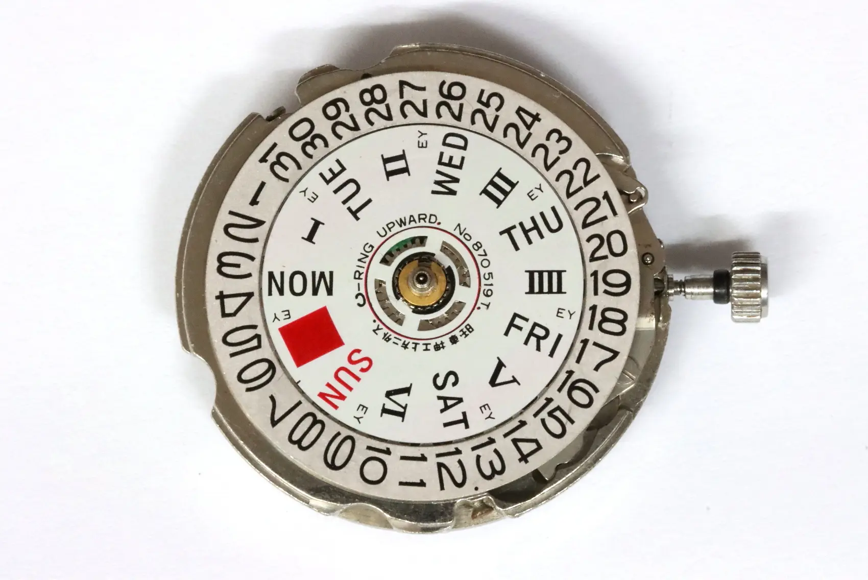 Seiko 6319A automatic movement crown 3 o'clock | Speedtimerkollektion