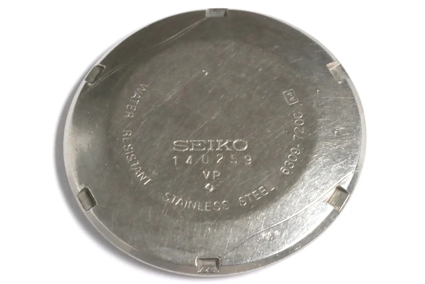 Seiko 6309-720C men's screw case back for restore | Speedtimerkollektion