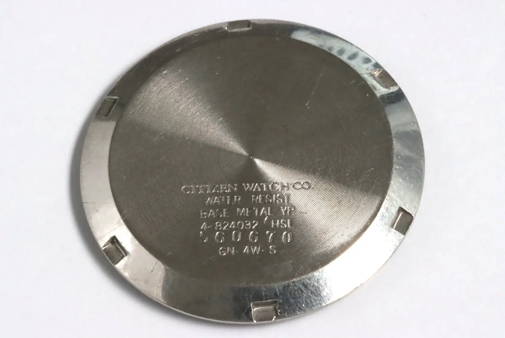 Citizen 4-824032 men's screw case back for restore | Speedtimerkollektion