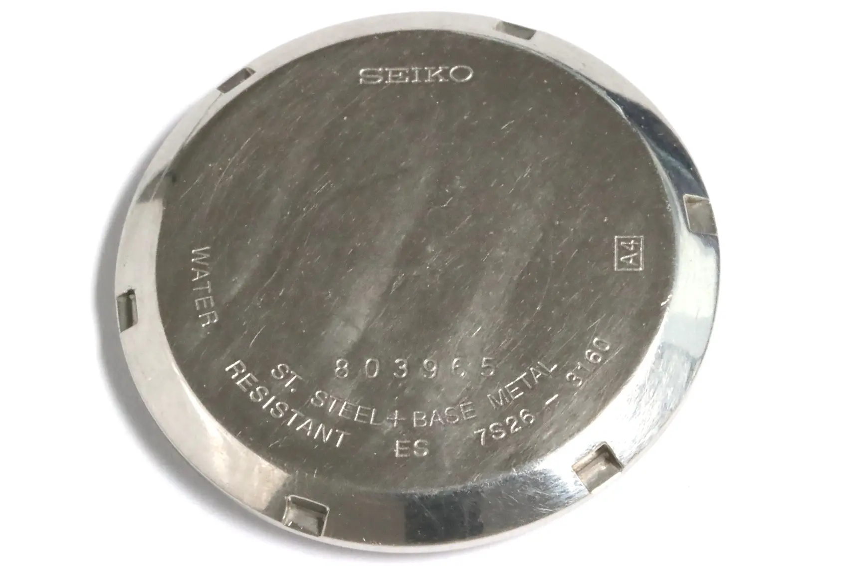 Seiko 7S26-3160 men's screw case back for restore | Speedtimerkollektion