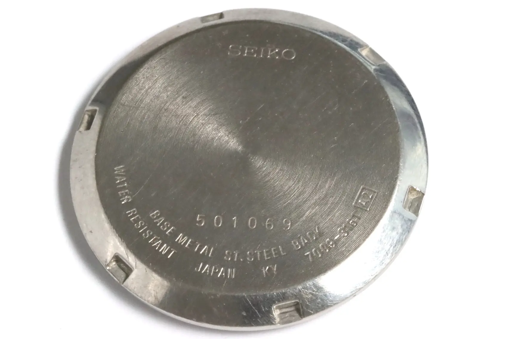 Seiko 7009-3161 men's screw case back for restore | Speedtimerkollektion