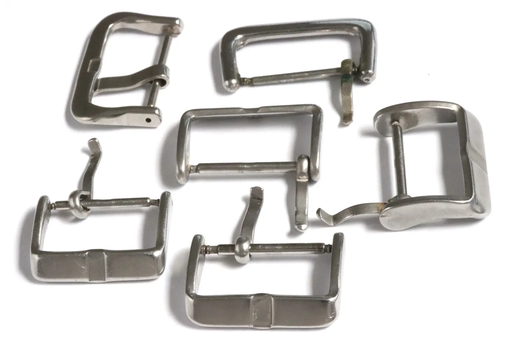 Vintage rubber strap buckles mixed sizes Seiko etc.. | Speedtimerkollektion