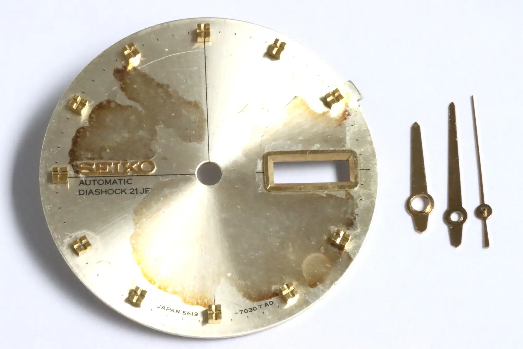 Seiko 6619-7030 TAD dial for restore spares | Speedtimerkollektion