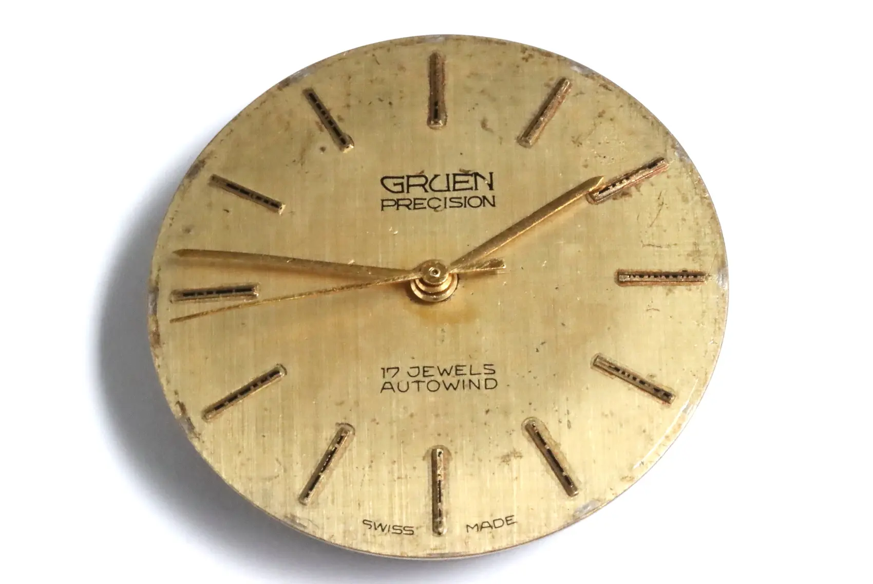 Gruen precision 731 SS movement for spares restore | Speedtimerkollektion