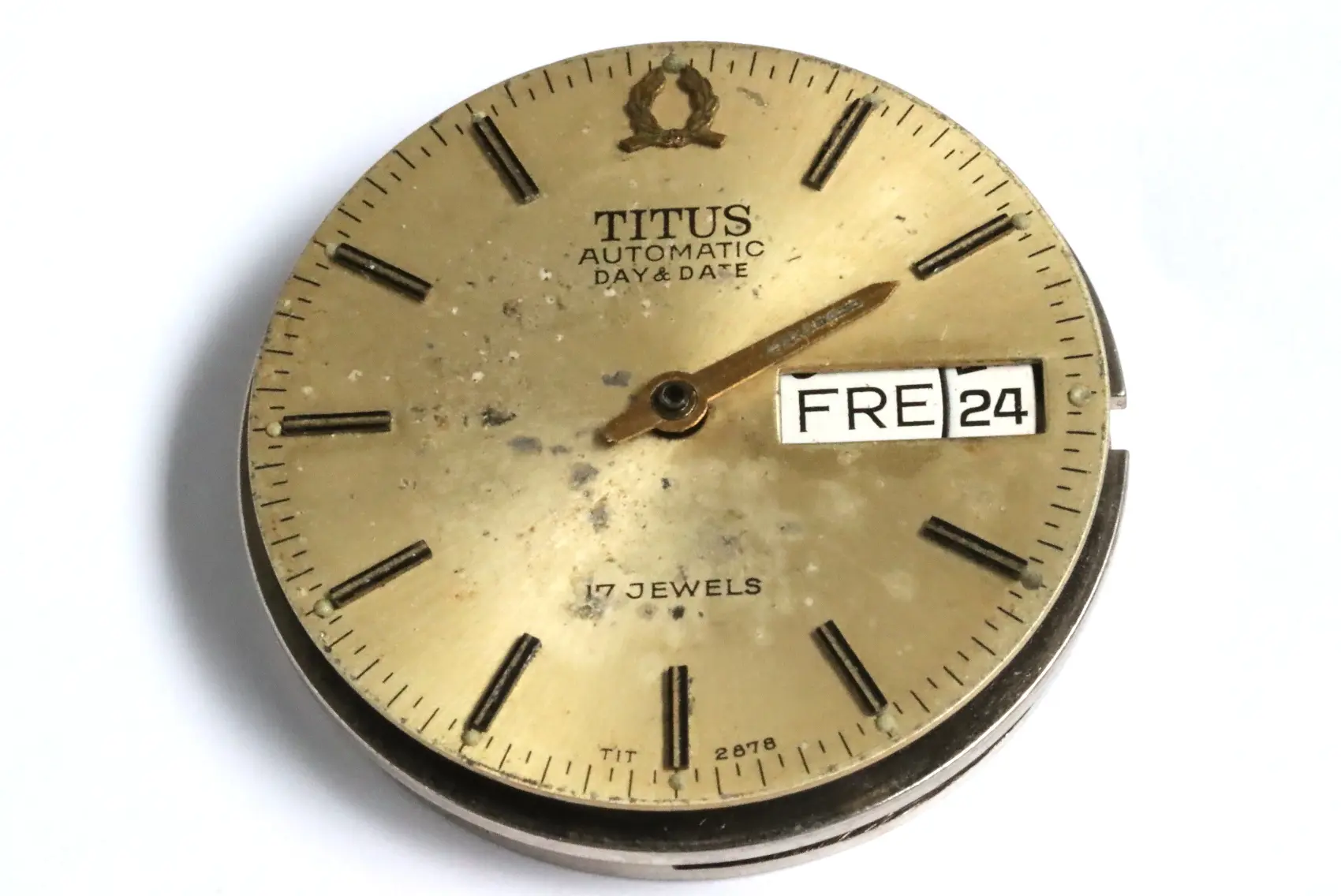 Titus ETA 2879 movement for spares restore | Speedtimerkollektion
