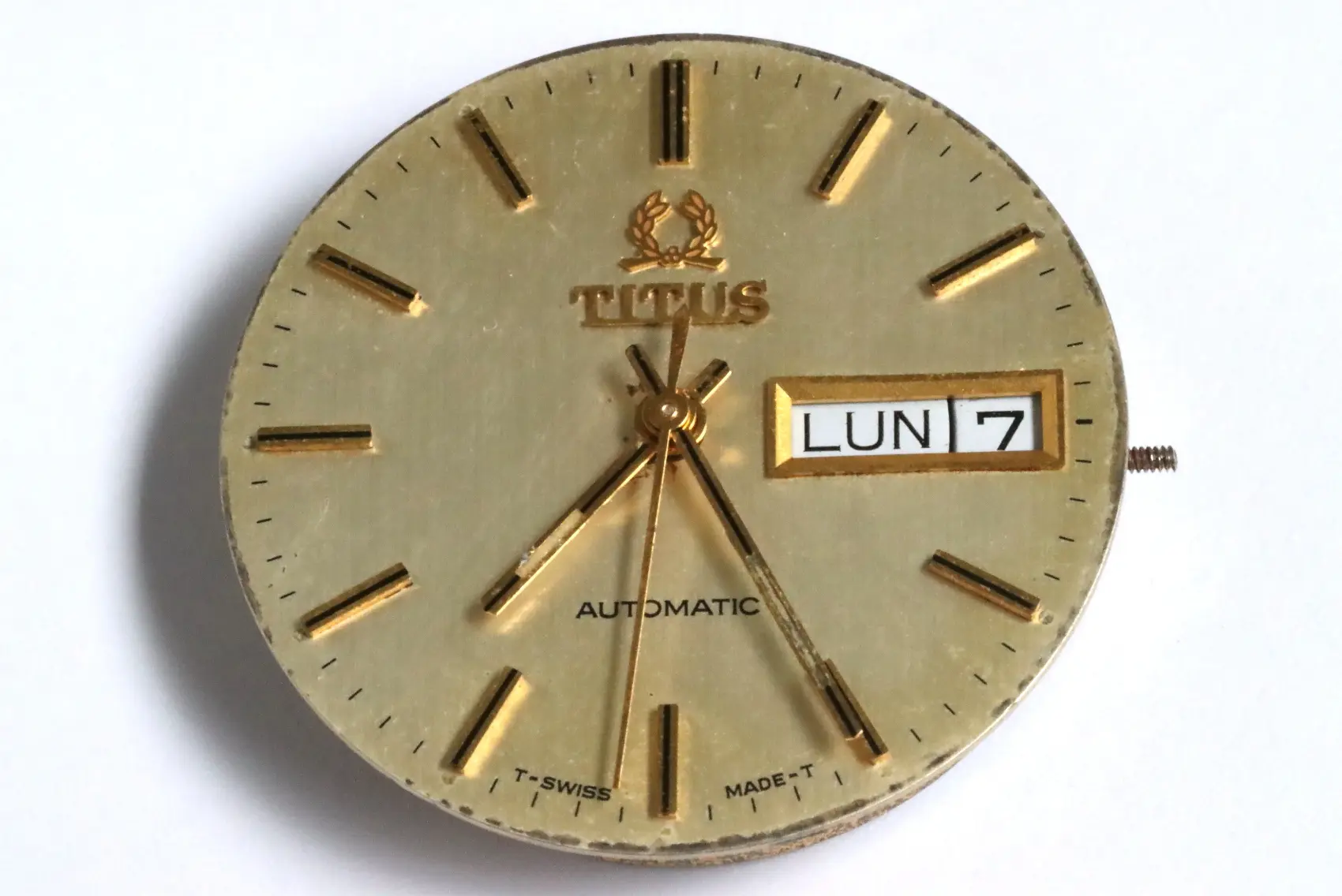 Titus ETA 2879 movement for spares restore | Speedtimerkollektion